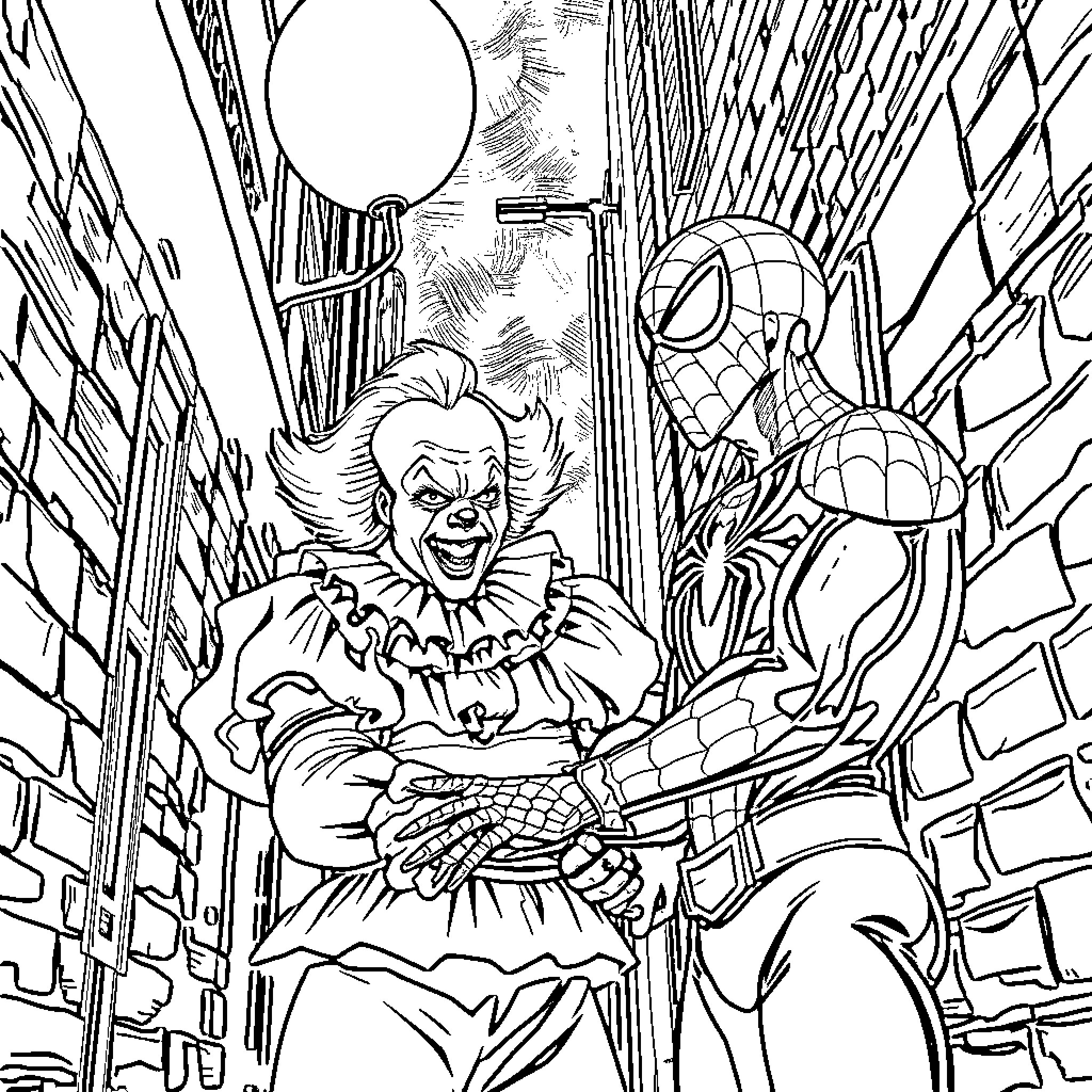 Best Pennywise Coloring Pages (Free Printable PDF)
