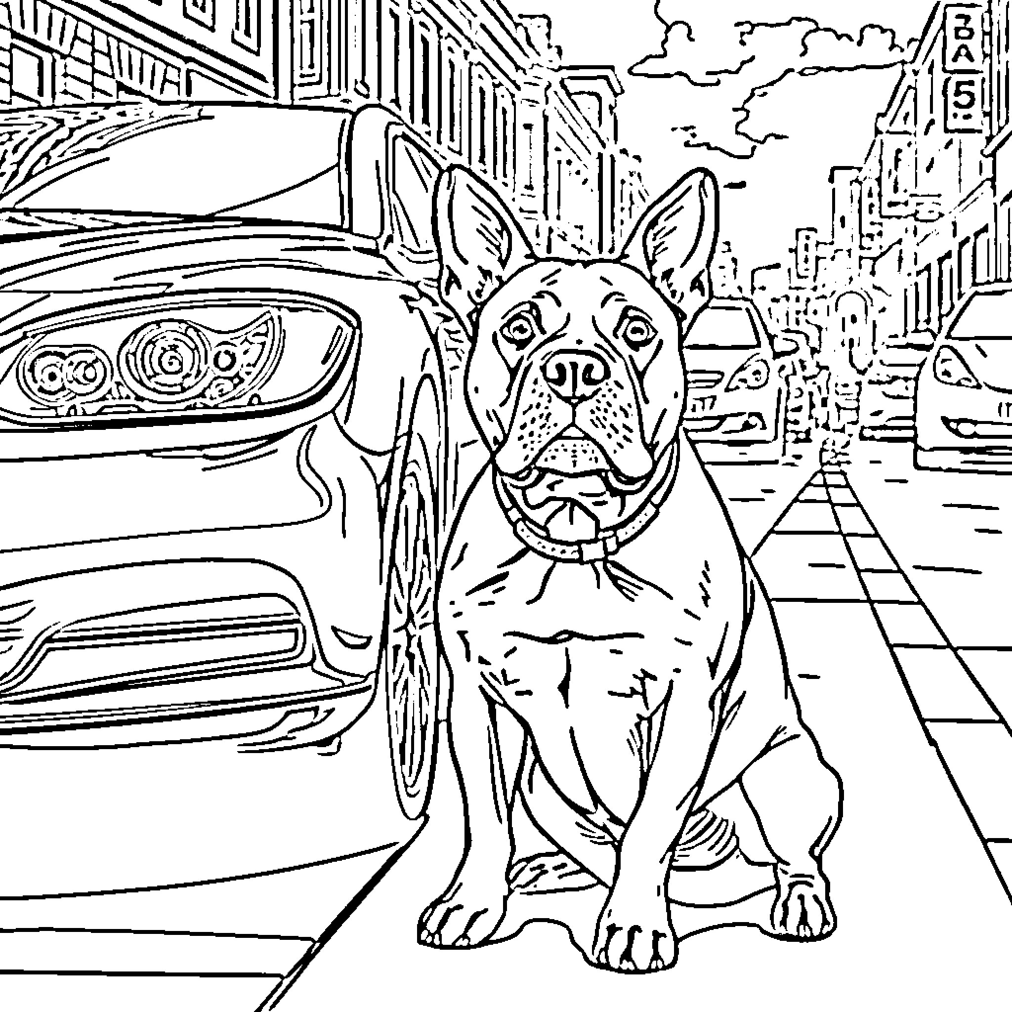 Best Staffordshire Bull Terrier Coloring Pages (Free Printable PDF)