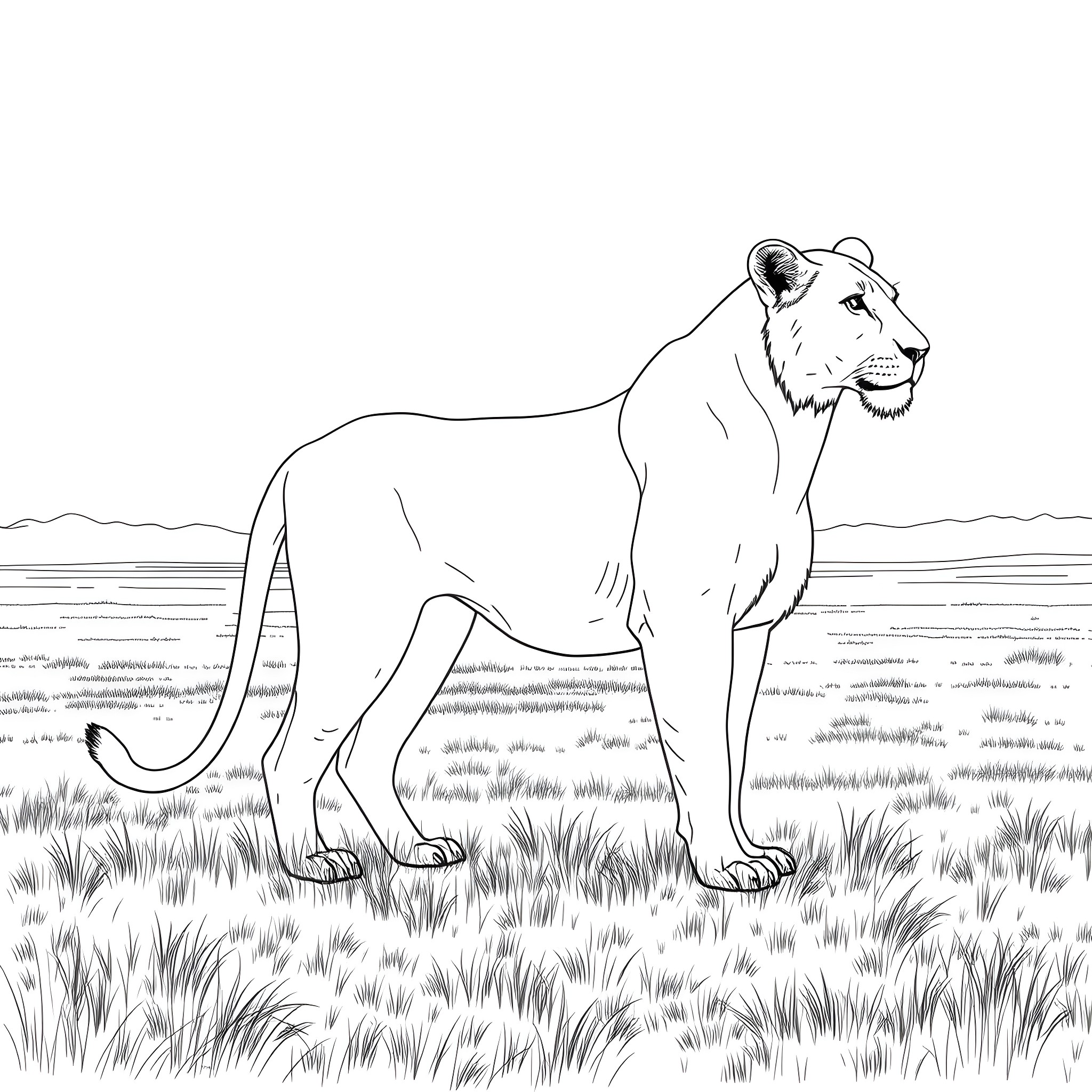 Best Lioness Coloring Pages (Free Printable PDF)