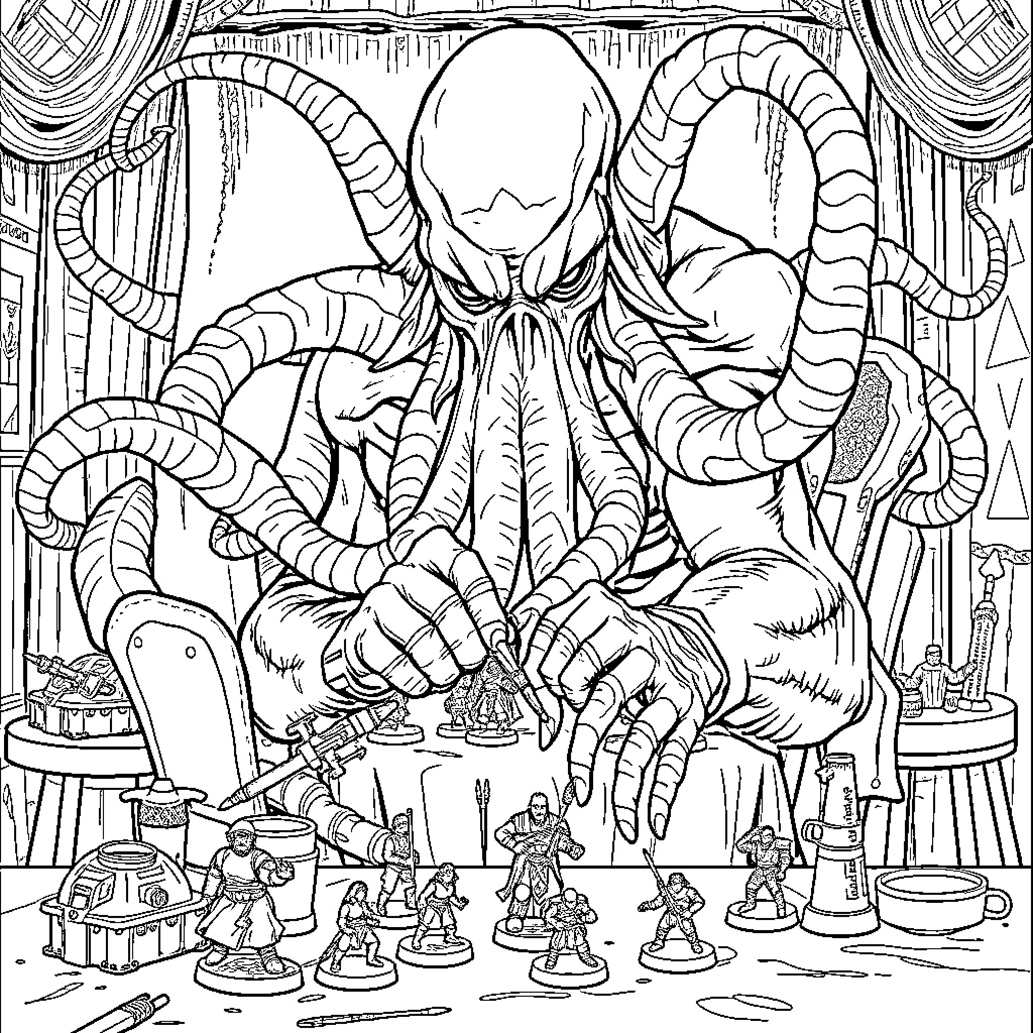 Best Cthulhu Coloring Pages (Free Printable PDF)