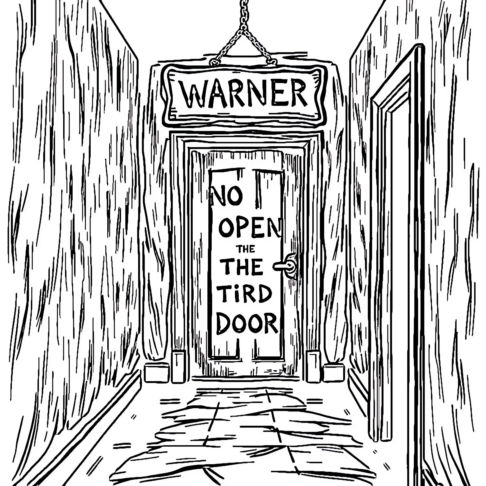 11 Best Door Coloring Pages (Free Printable PDFs)