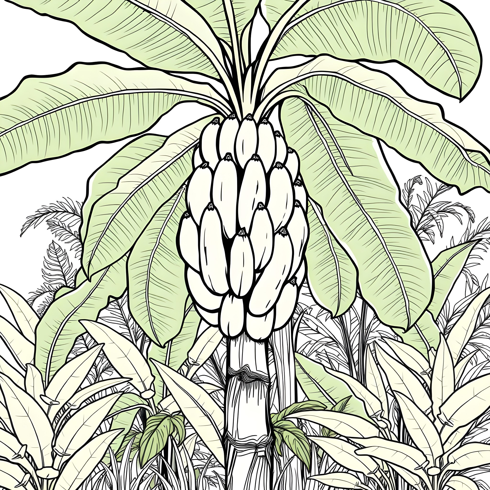 7 Best Banana Coloring Pages (Free Printable PDFs)