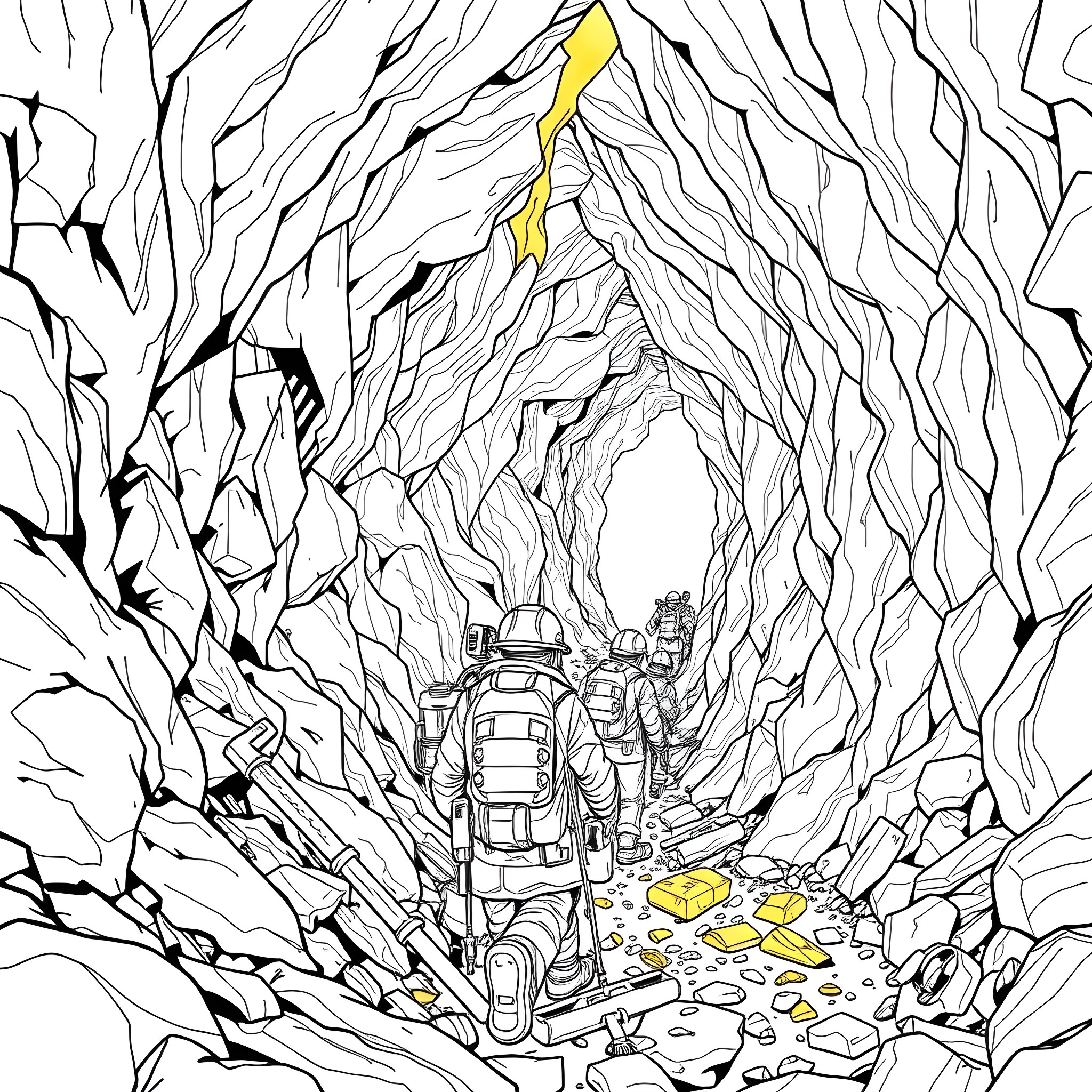 Best Gold Mine Coloring Pages (Free Printable PDF)