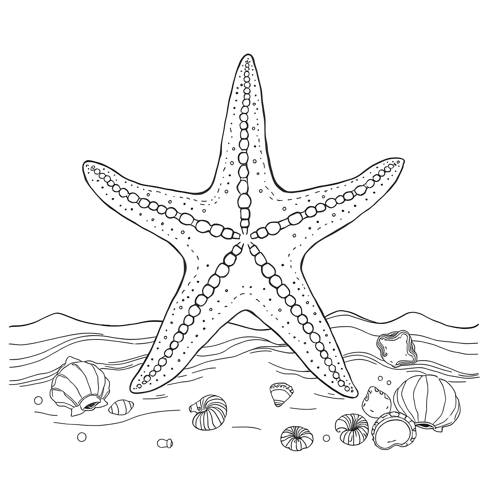 Best Starfish Coloring Pages (Free Printable PDF)