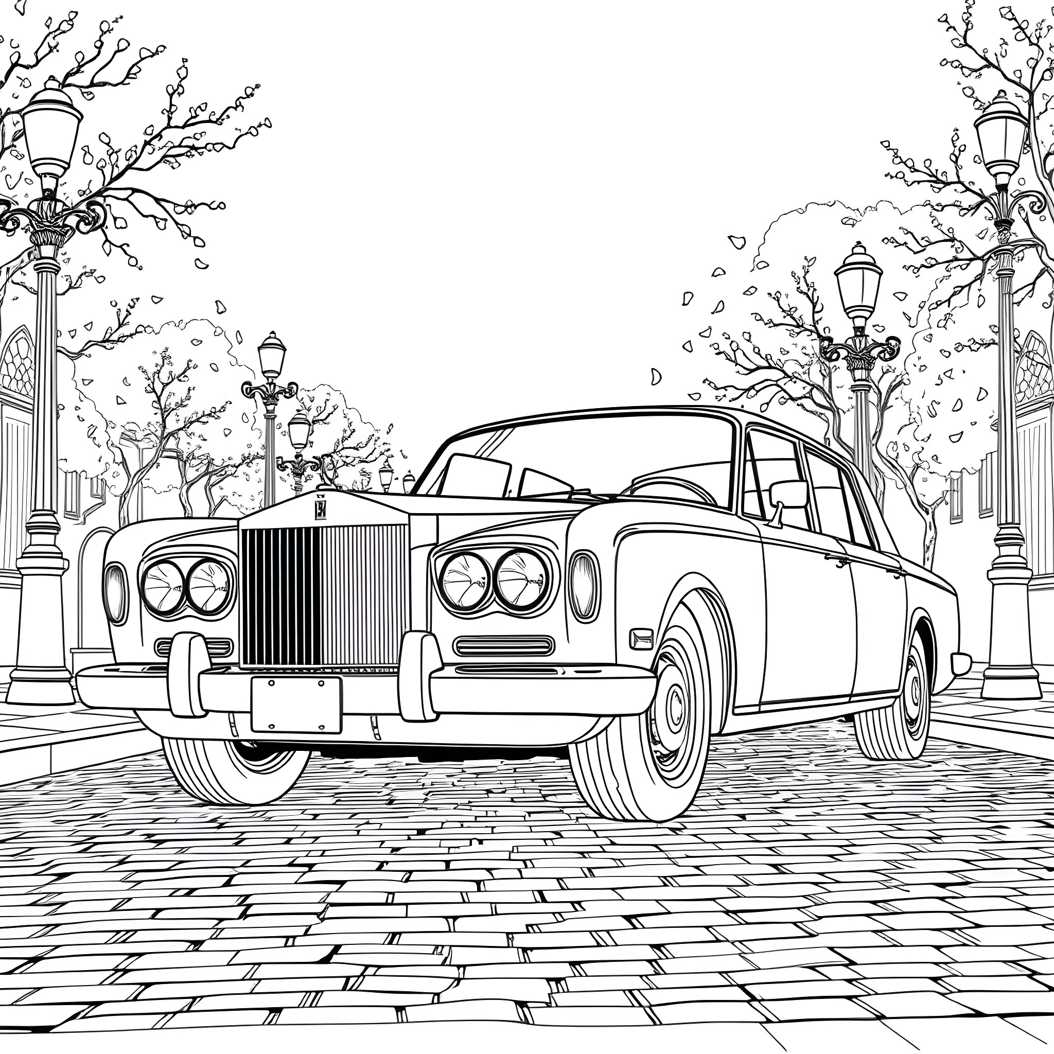 Best Rolls Royce Coloring Pages (Free Printable PDF)