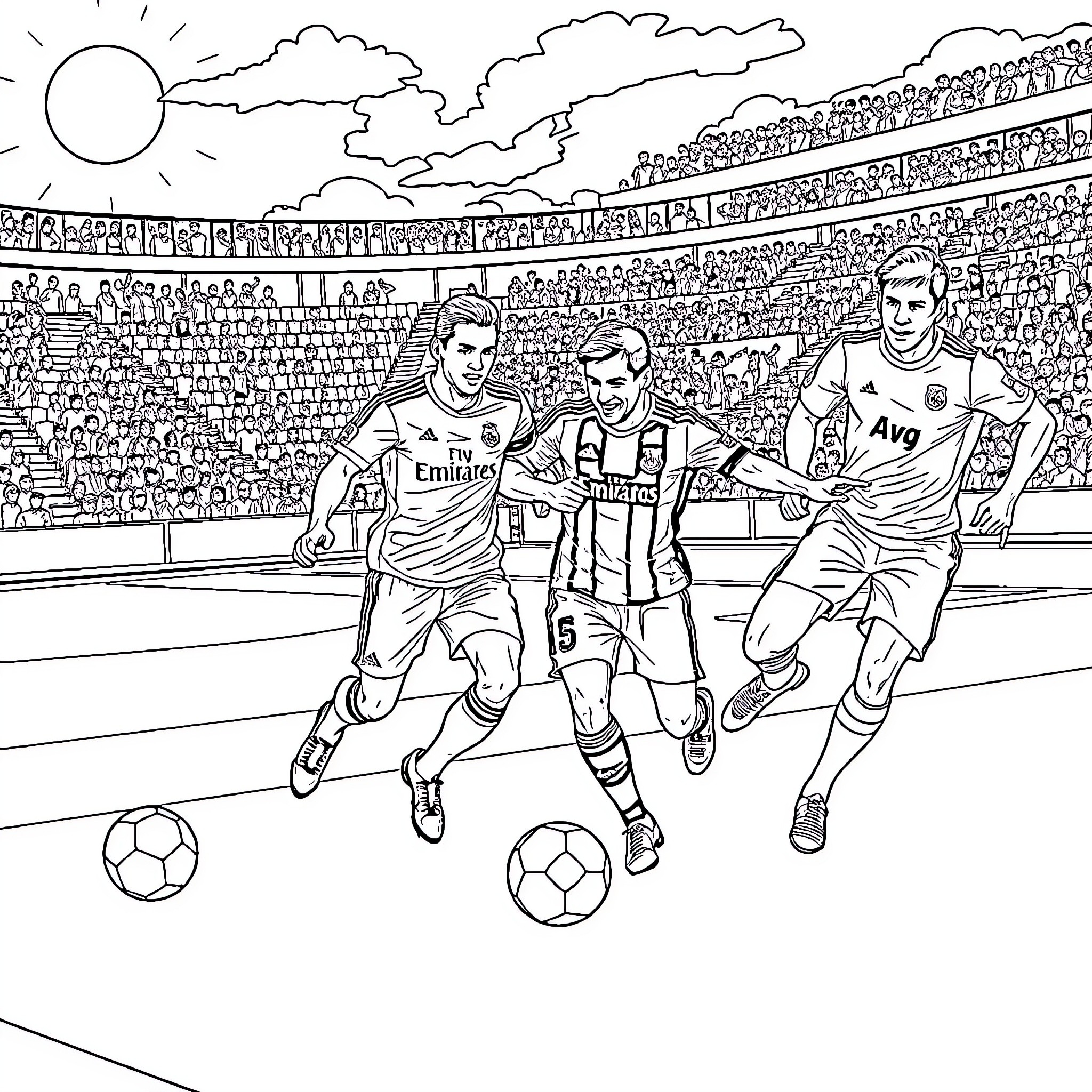 Best Soccer Coloring Pages (Free Printable PDF)