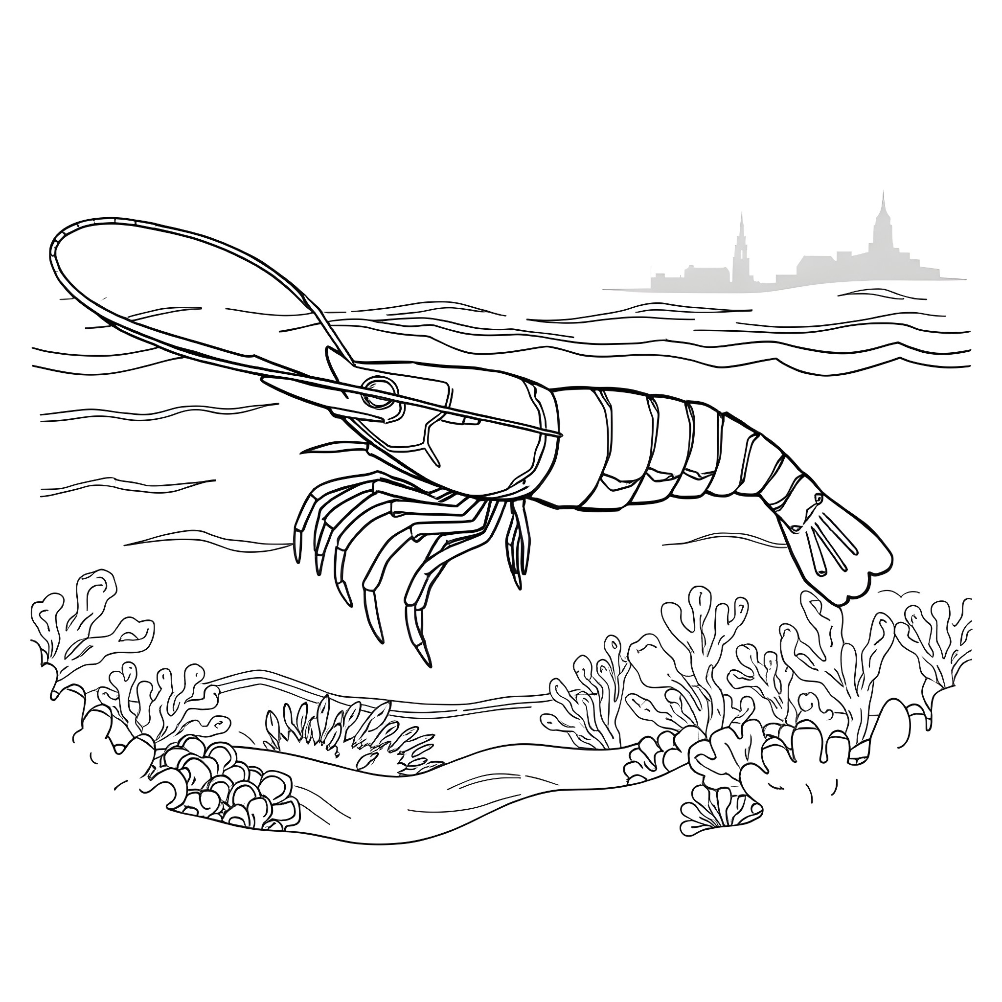 Best Shrimp Coloring Pages (Free Printable PDF)