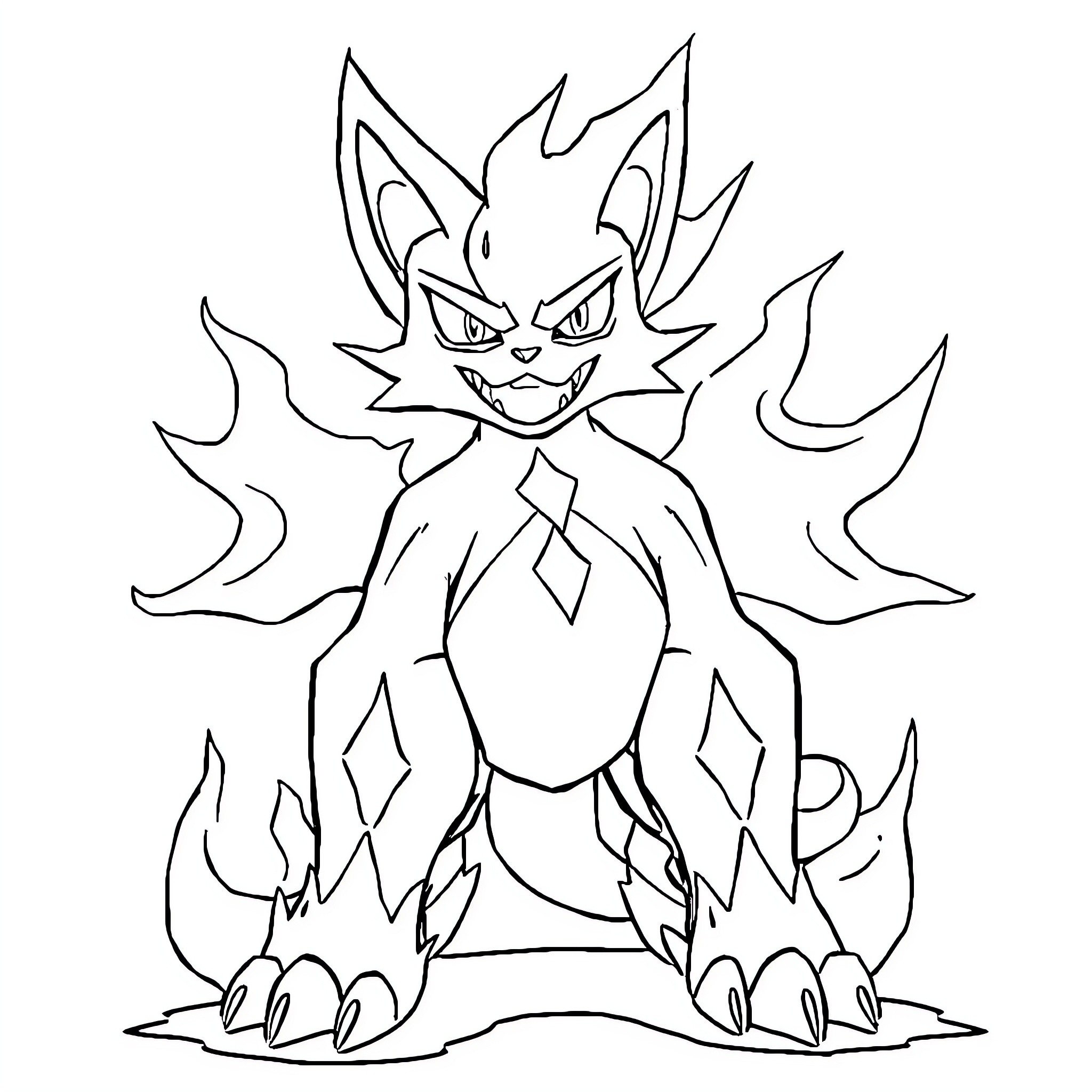 1 Best Incineroar Coloring Pages (Free Printable PDFs)