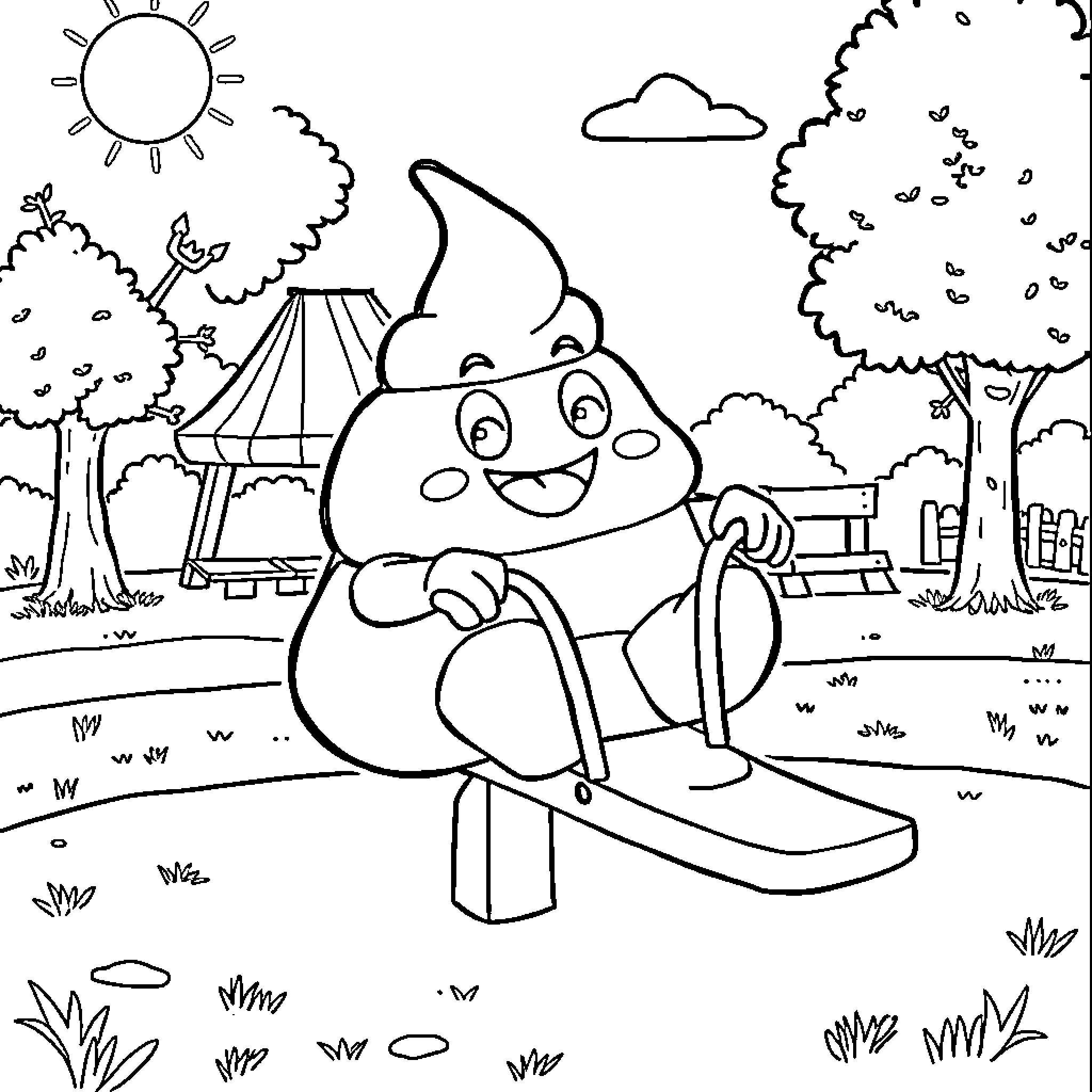 Best Poop Coloring Pages (Free Printable PDF)