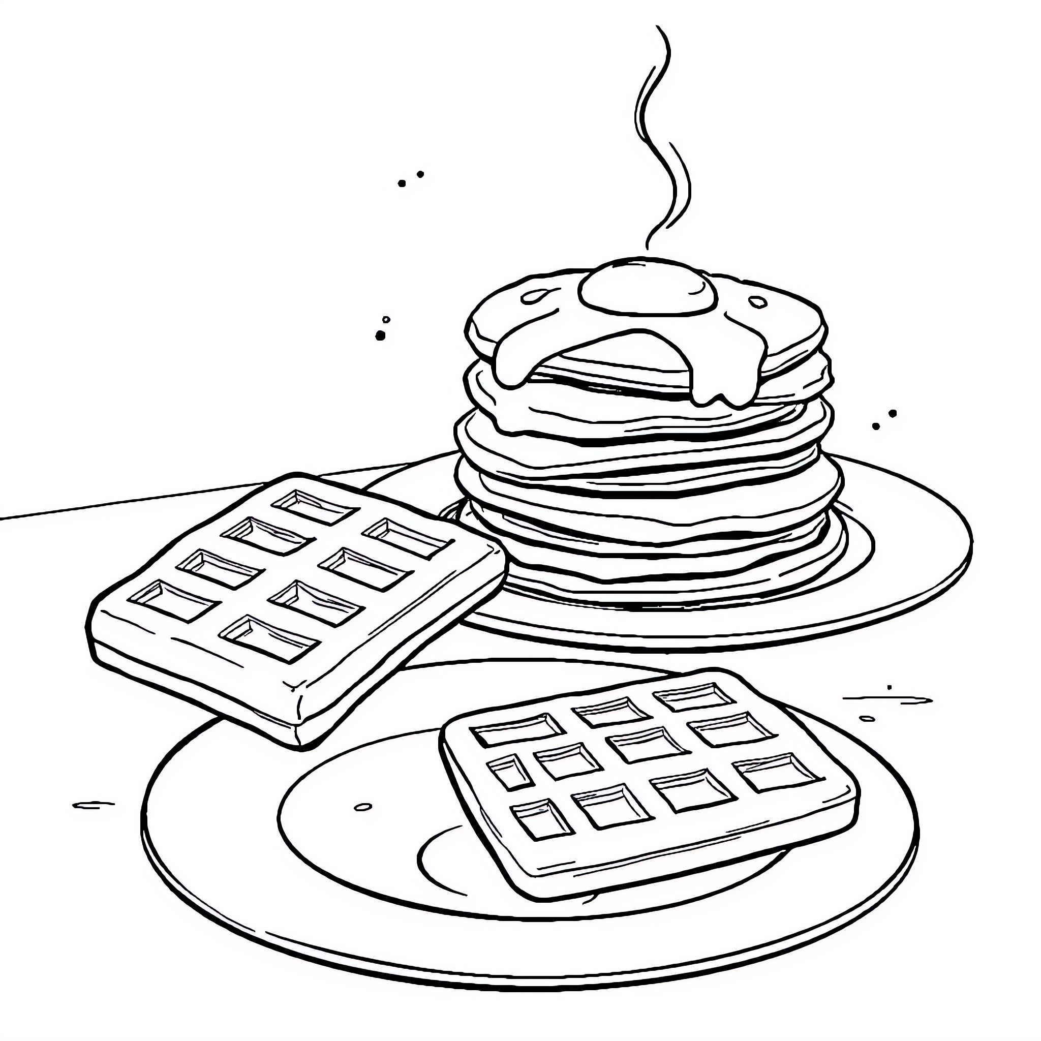 Best Waffle Coloring Pages (Free Printable PDF)