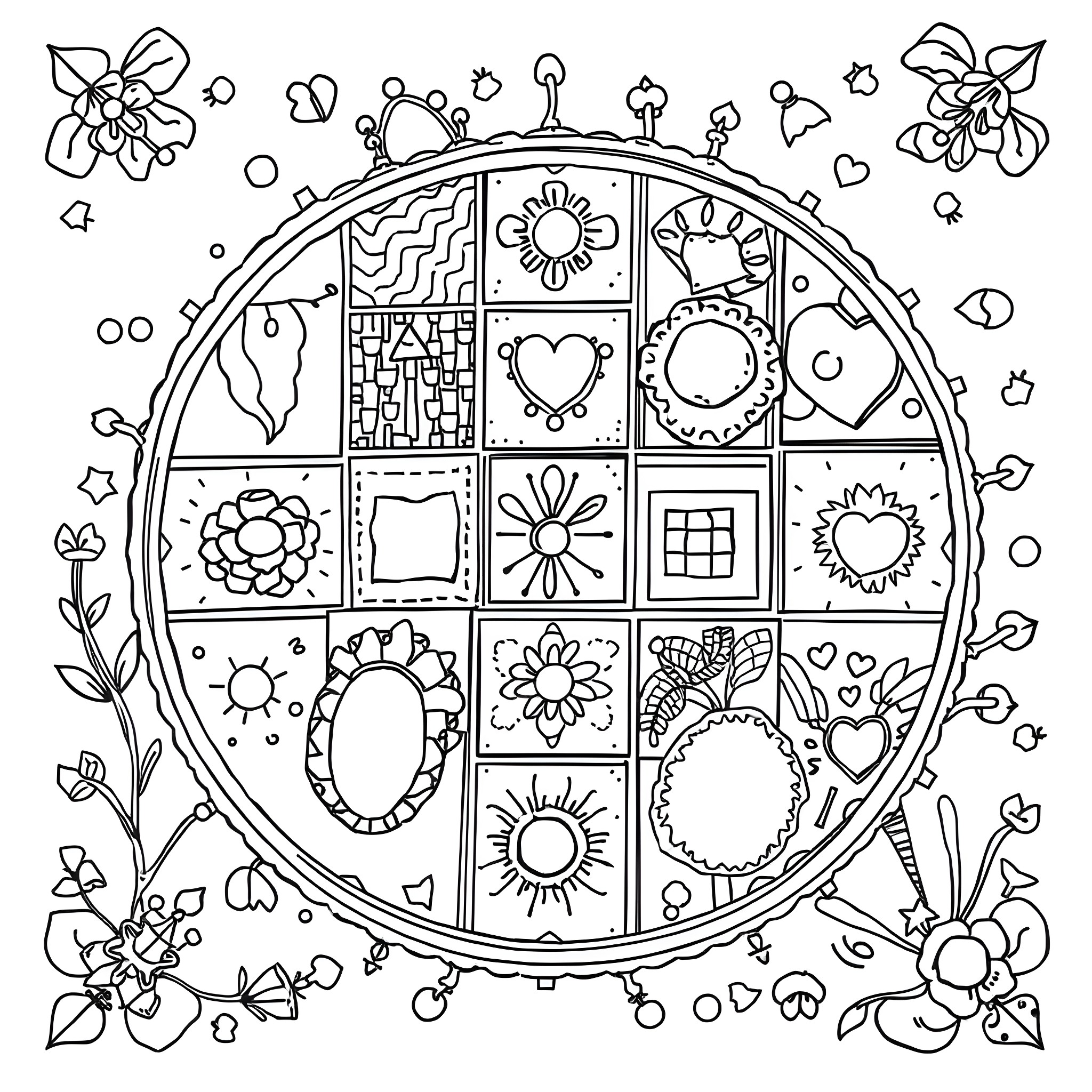 120 Best Patchwork Coloring Pages (Free Printable PDFs)