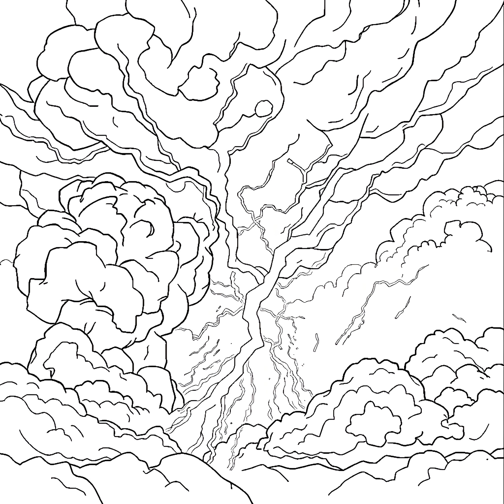 Best Thunder Coloring Pages (Free Printable PDF)