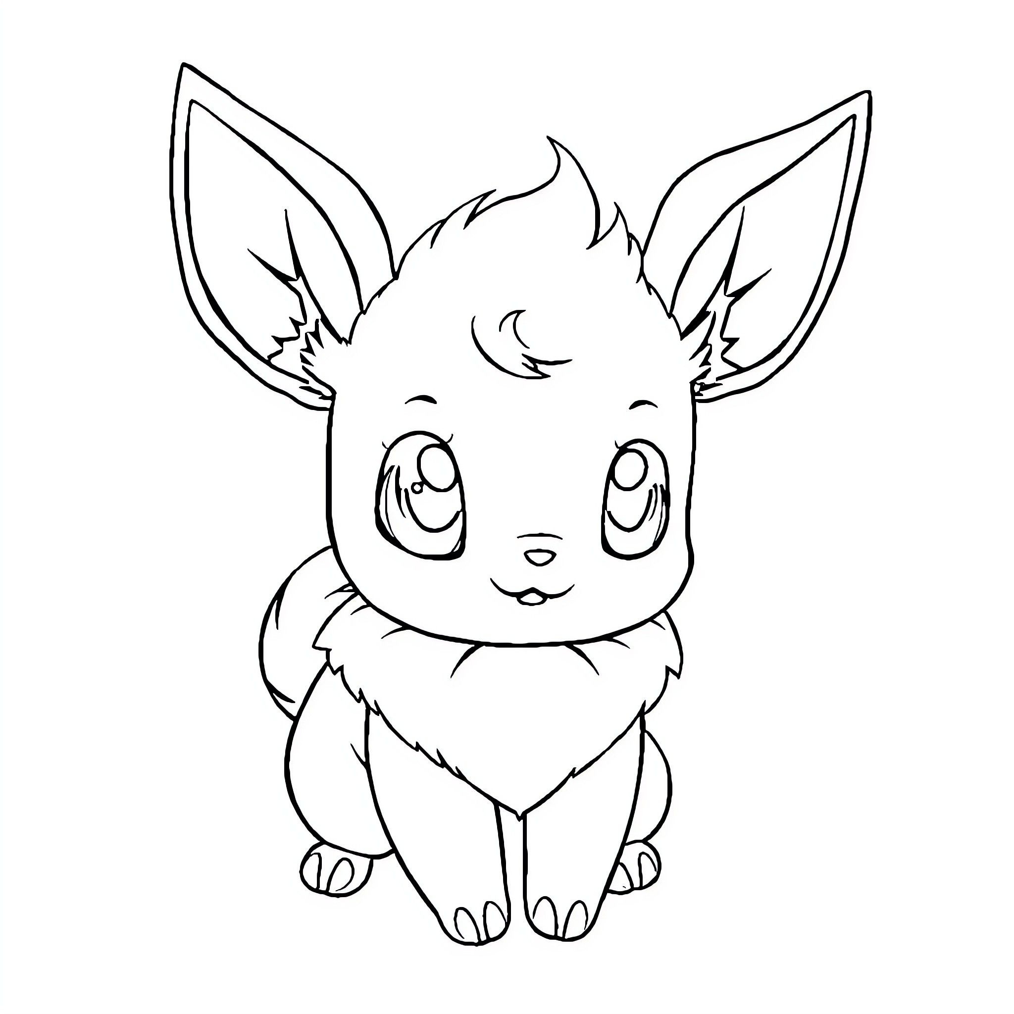 Best Evee Coloring Pages (Free Printable PDF)
