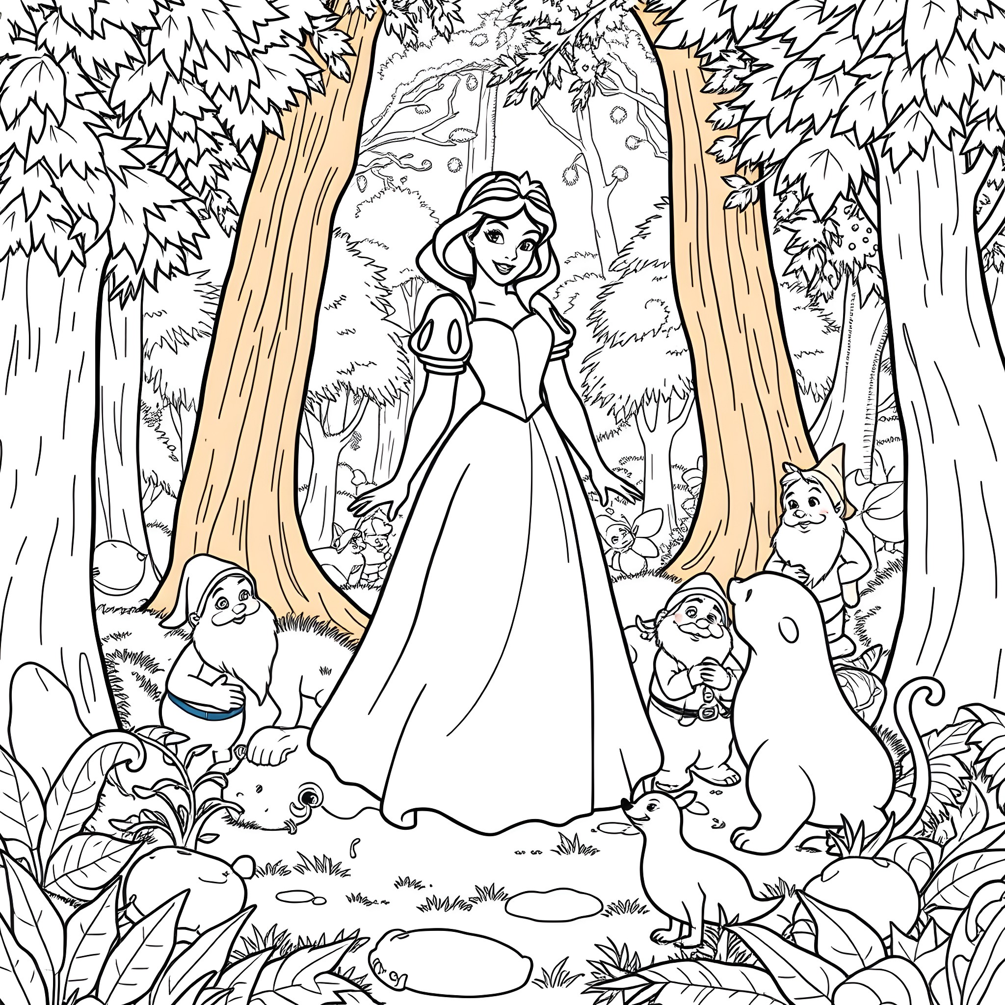 Best Snow White Coloring Pages (Free Printable PDF)