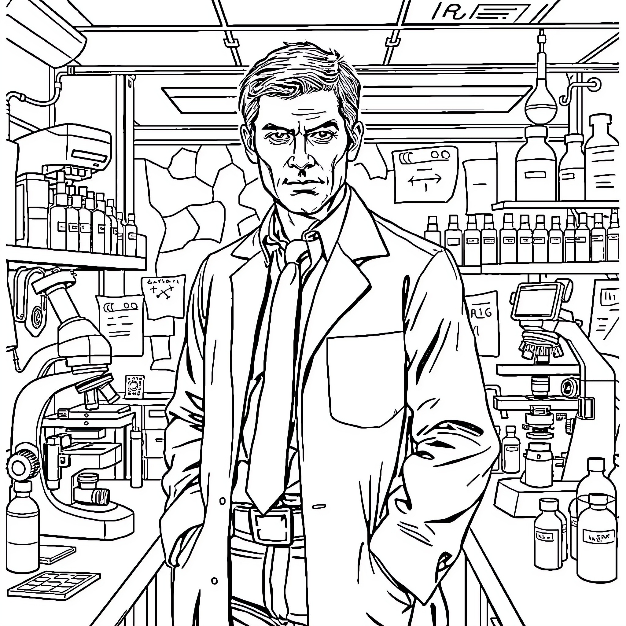 Best Dexter Morgan Coloring Pages (Free Printable PDF)