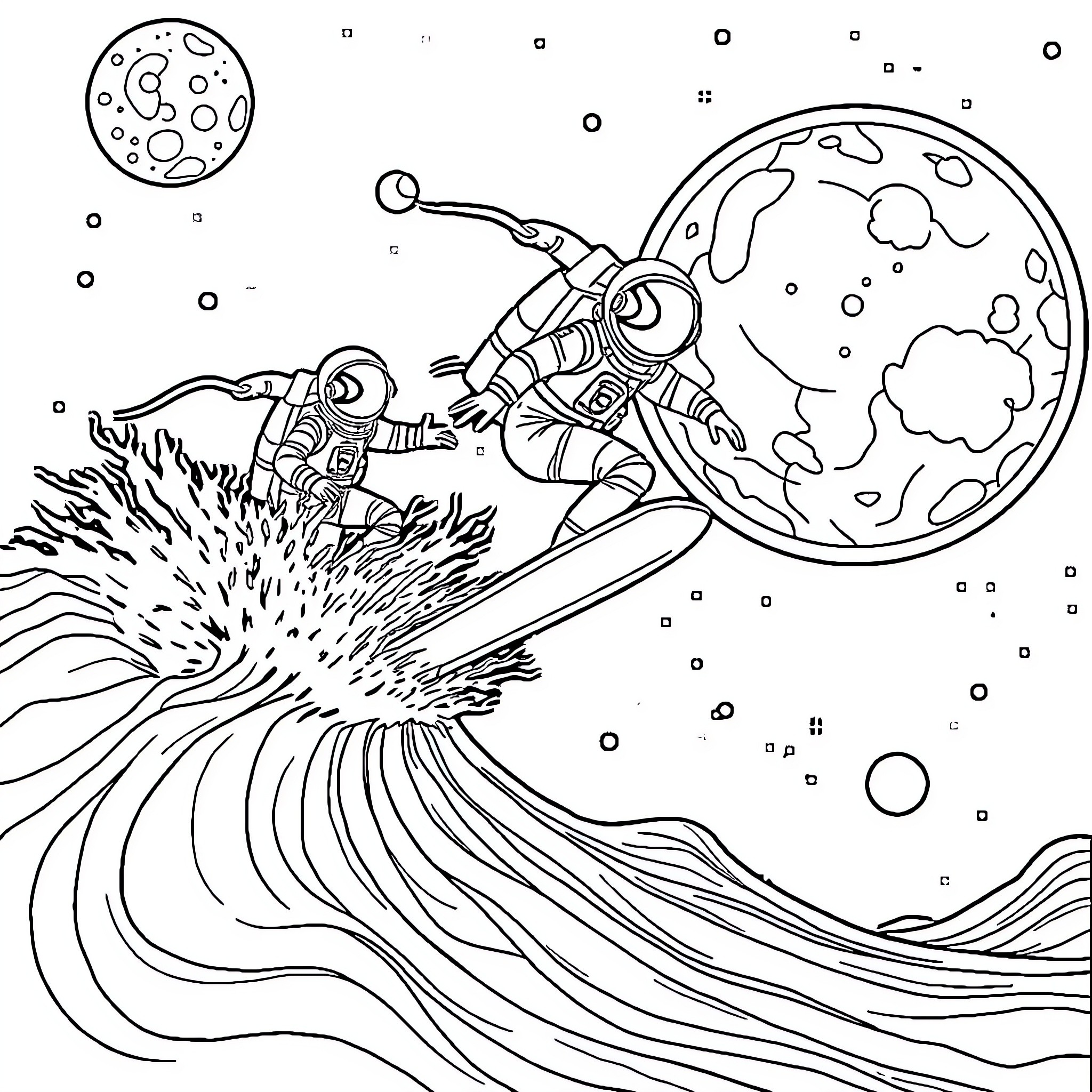 127 Best Astronaut Coloring Pages (Free Printable PDFs)