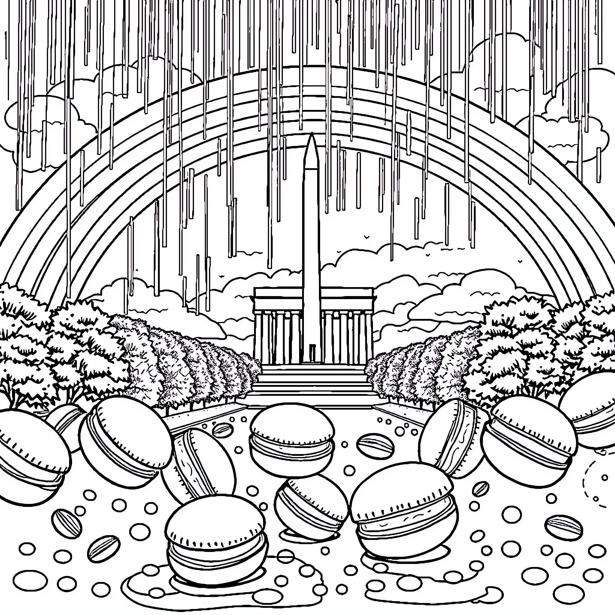 1 Best Macaroon Coloring Pages (Free Printable PDFs)