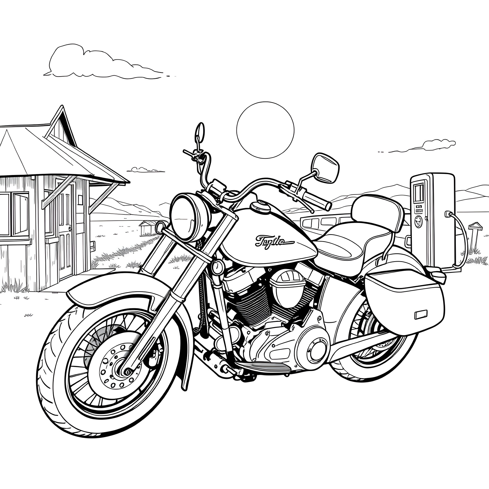 Best Motor Coloring Pages (Free Printable PDF)
