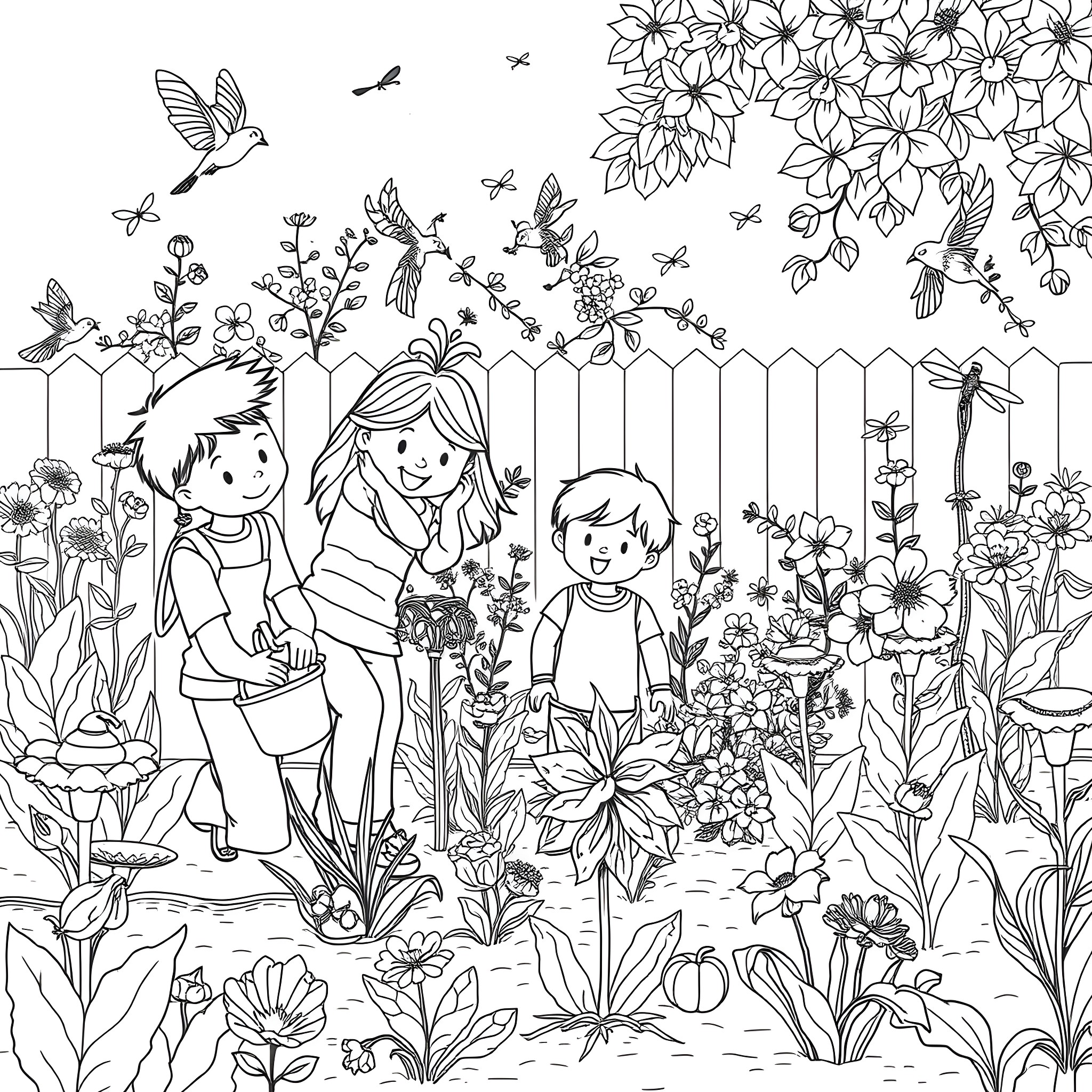 33 Best Family Coloring Pages (Free Printable PDFs)