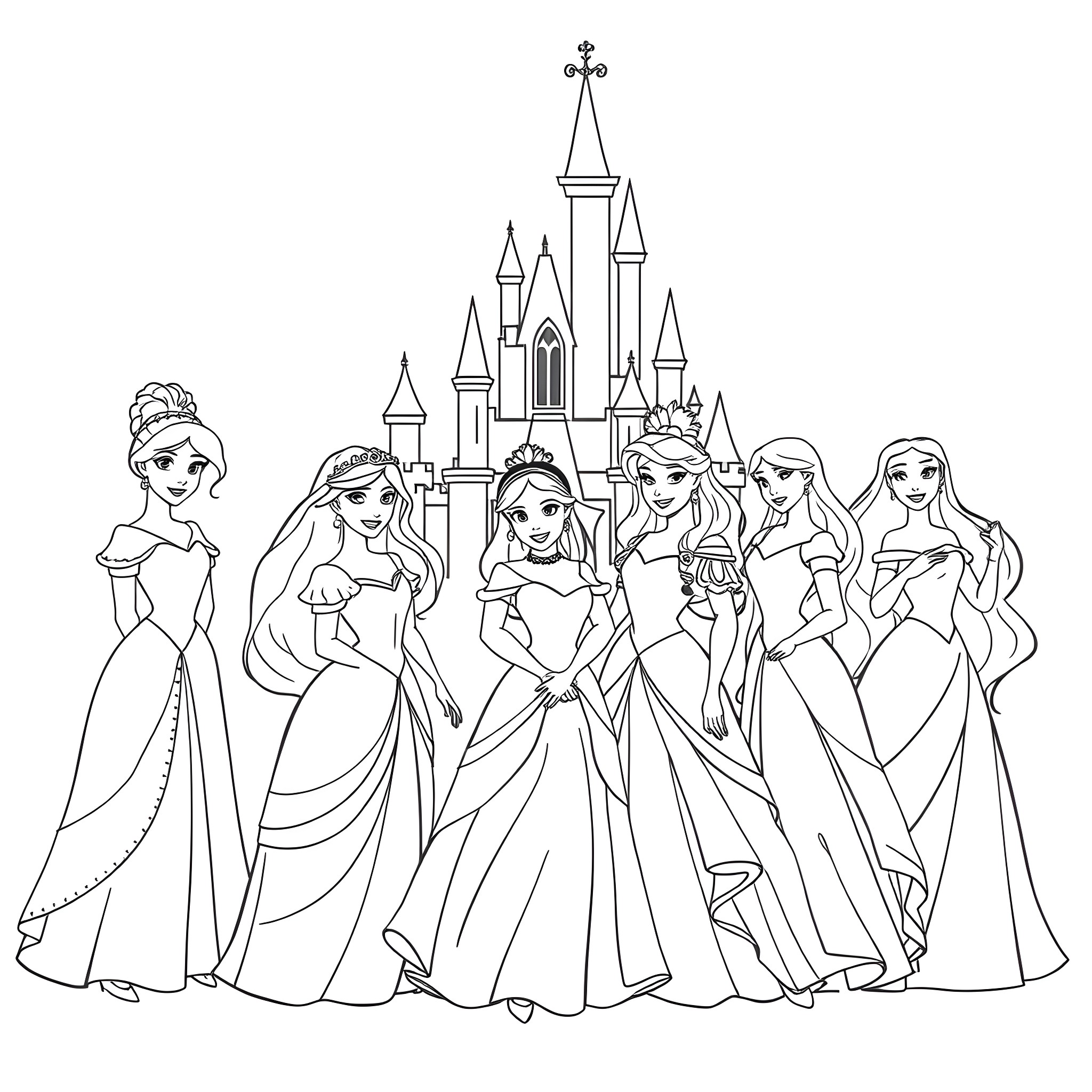 119 Best Disney Princess Coloring Pages (Free Printable PDFs)