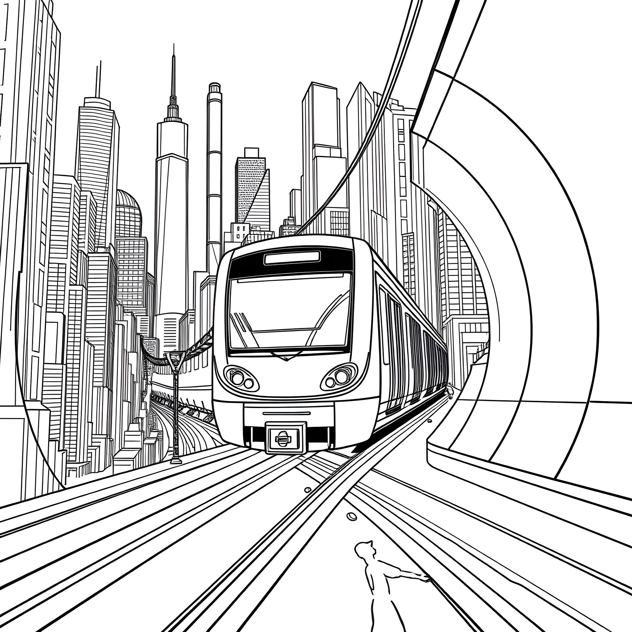 Best Metro Coloring Pages (Free Printable PDF)