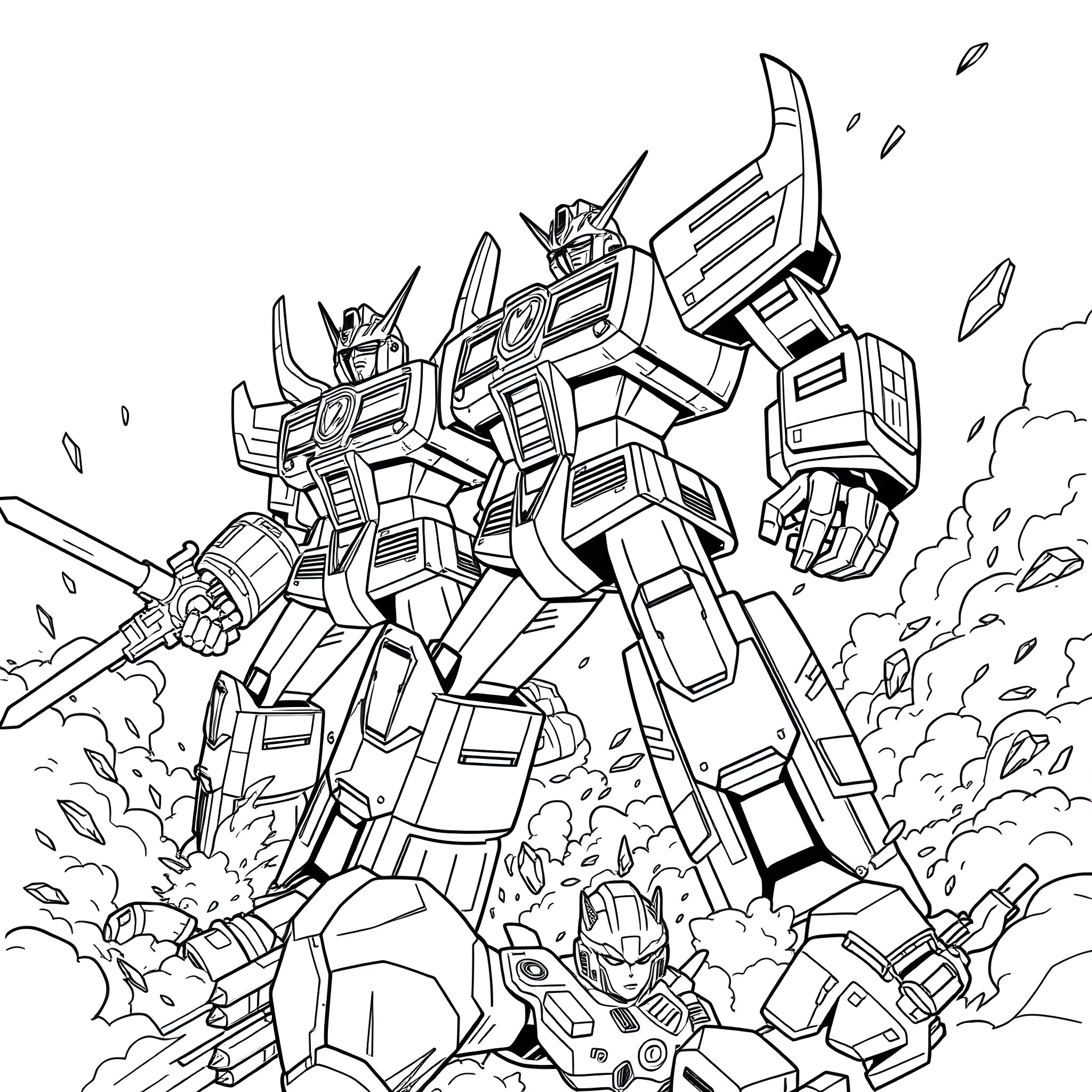 Best Megazord Coloring Pages (Free Printable PDF)