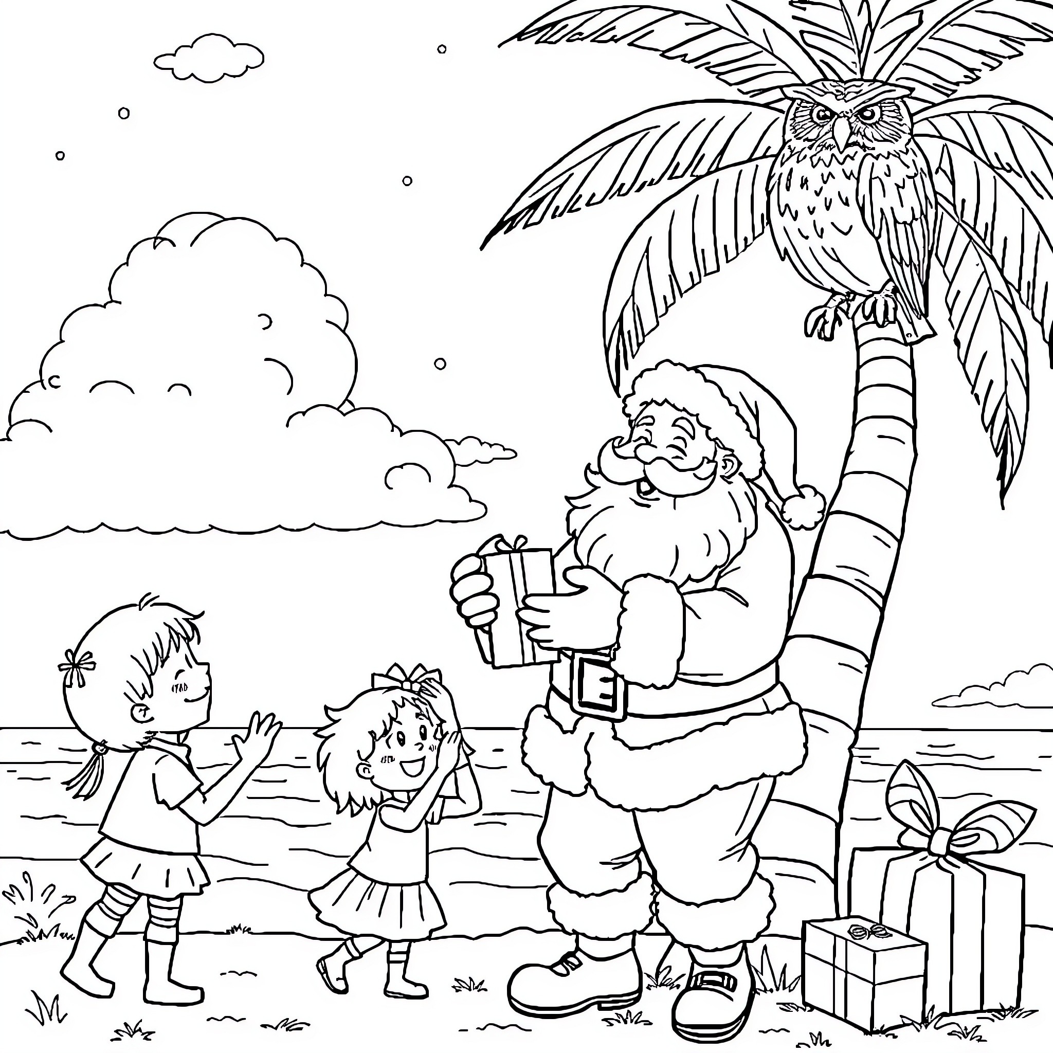 Best Santa Claus Coloring Pages (Free Printable PDF)
