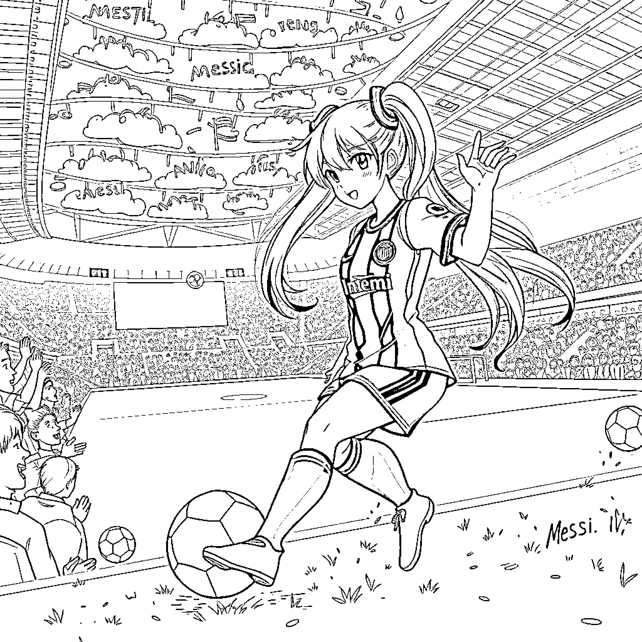 Best Hatsune Miku Coloring Pages (Free Printable PDF)