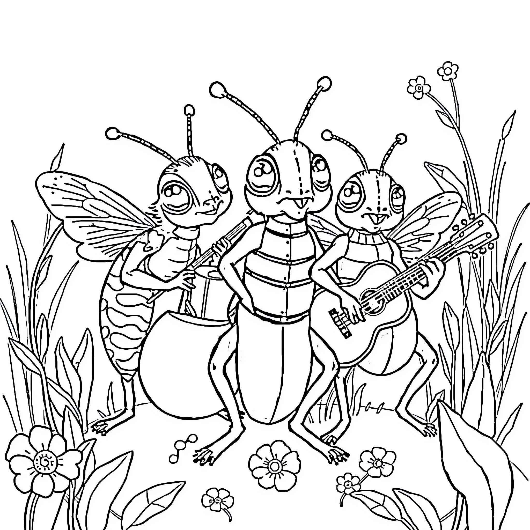 30 Best Insect Coloring Pages (Free Printable PDFs)