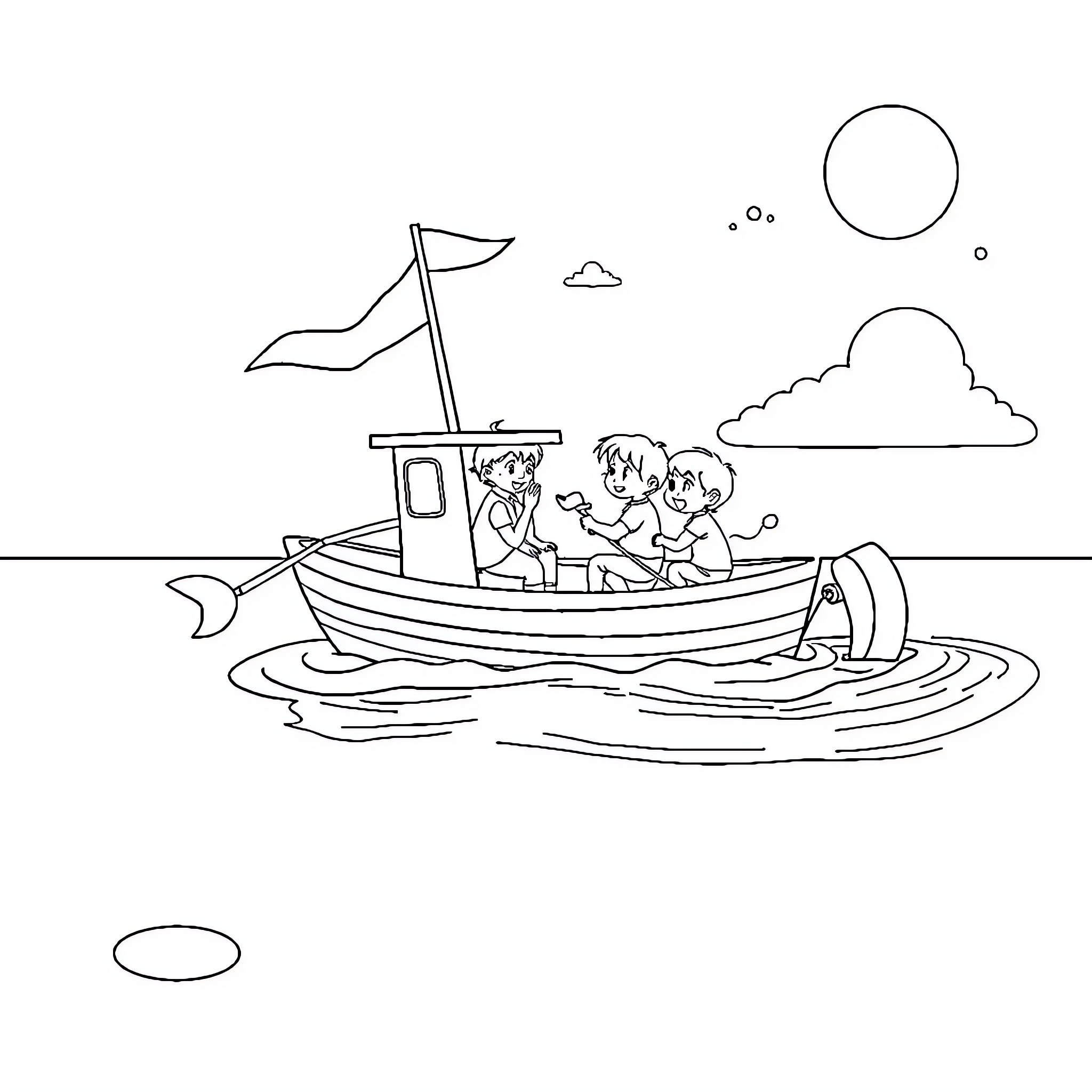 Best Boat Coloring Pages (Free Printable PDF)