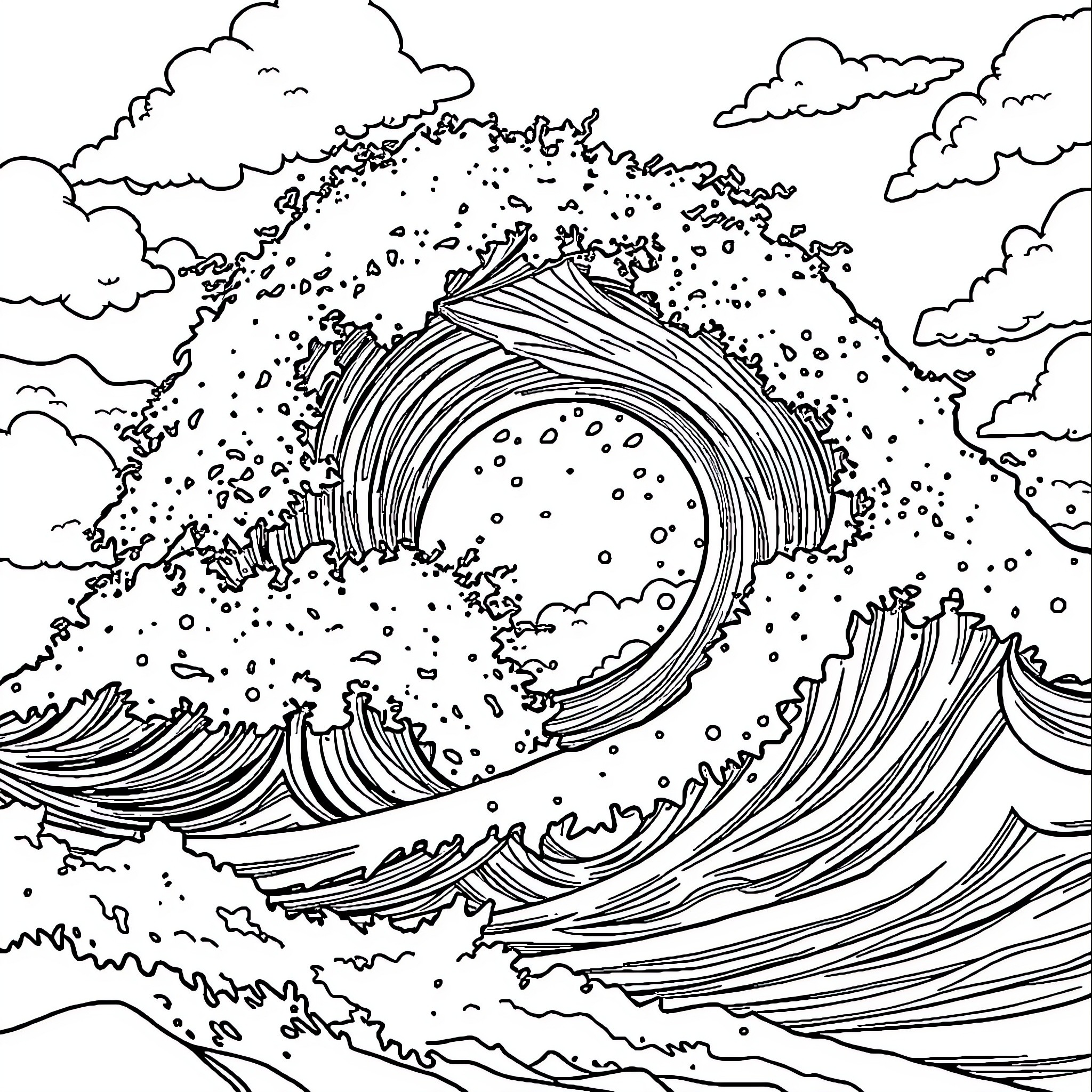10 Best Tsunami Coloring Pages (Free Printable PDFs)