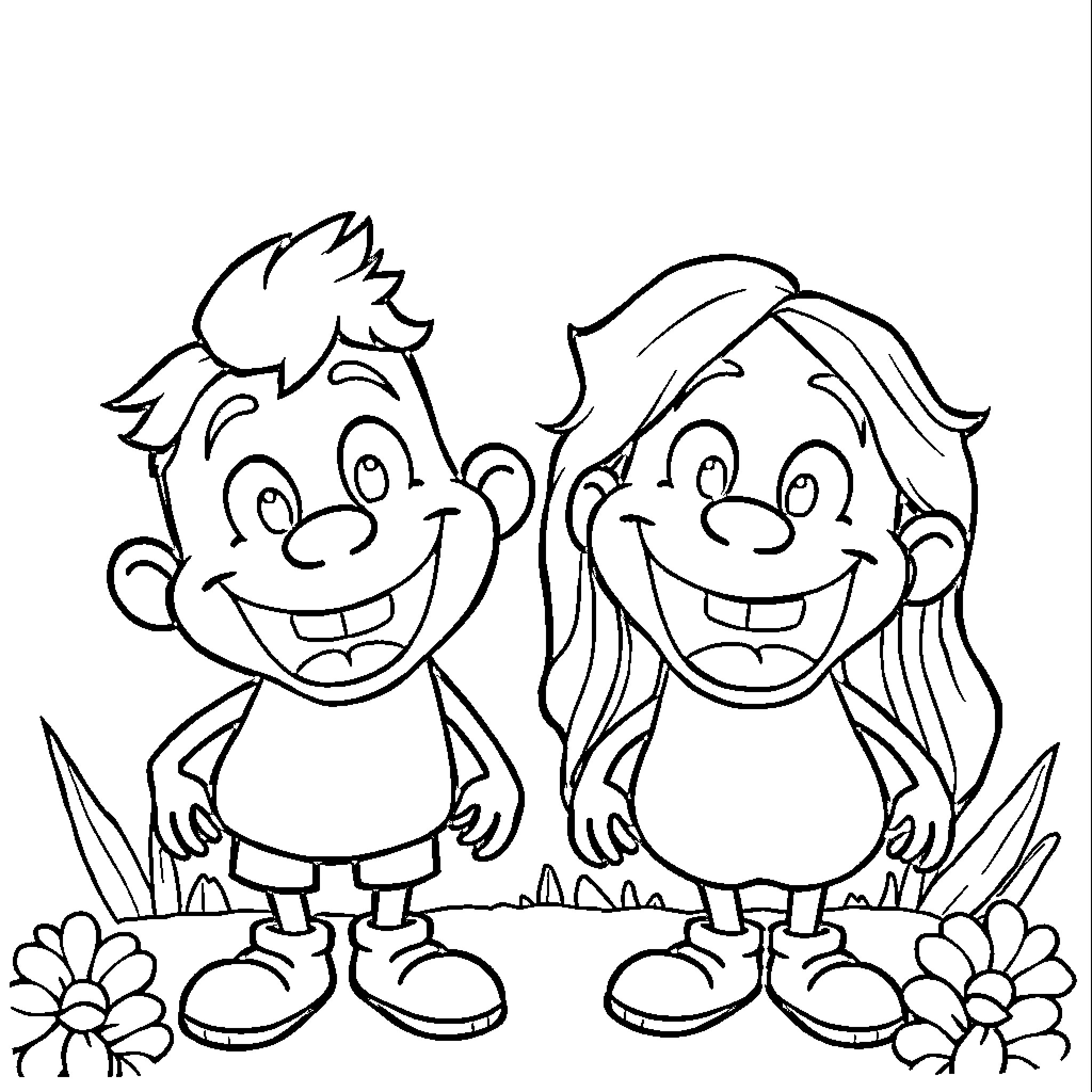 Best Cartoon Character Coloring Pages (Free Printable PDF)