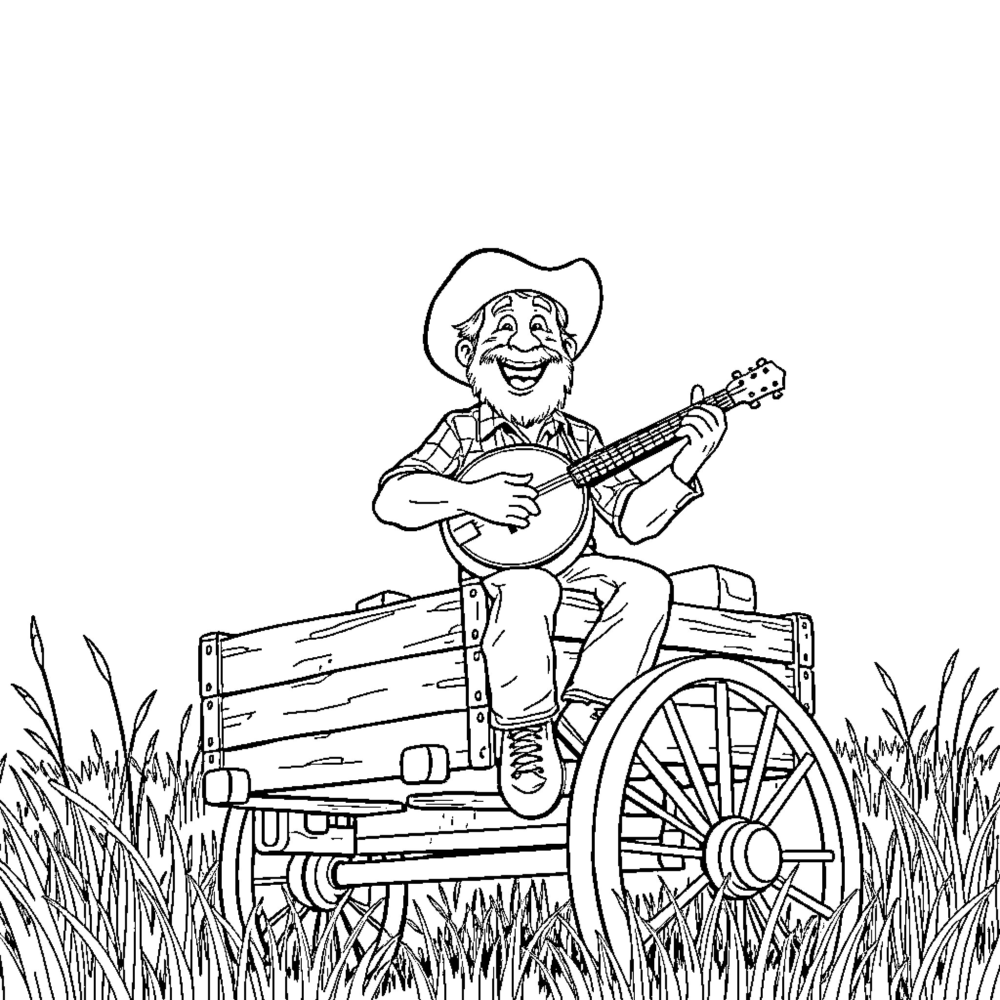 Best Redneck Coloring Pages (Free Printable PDF)