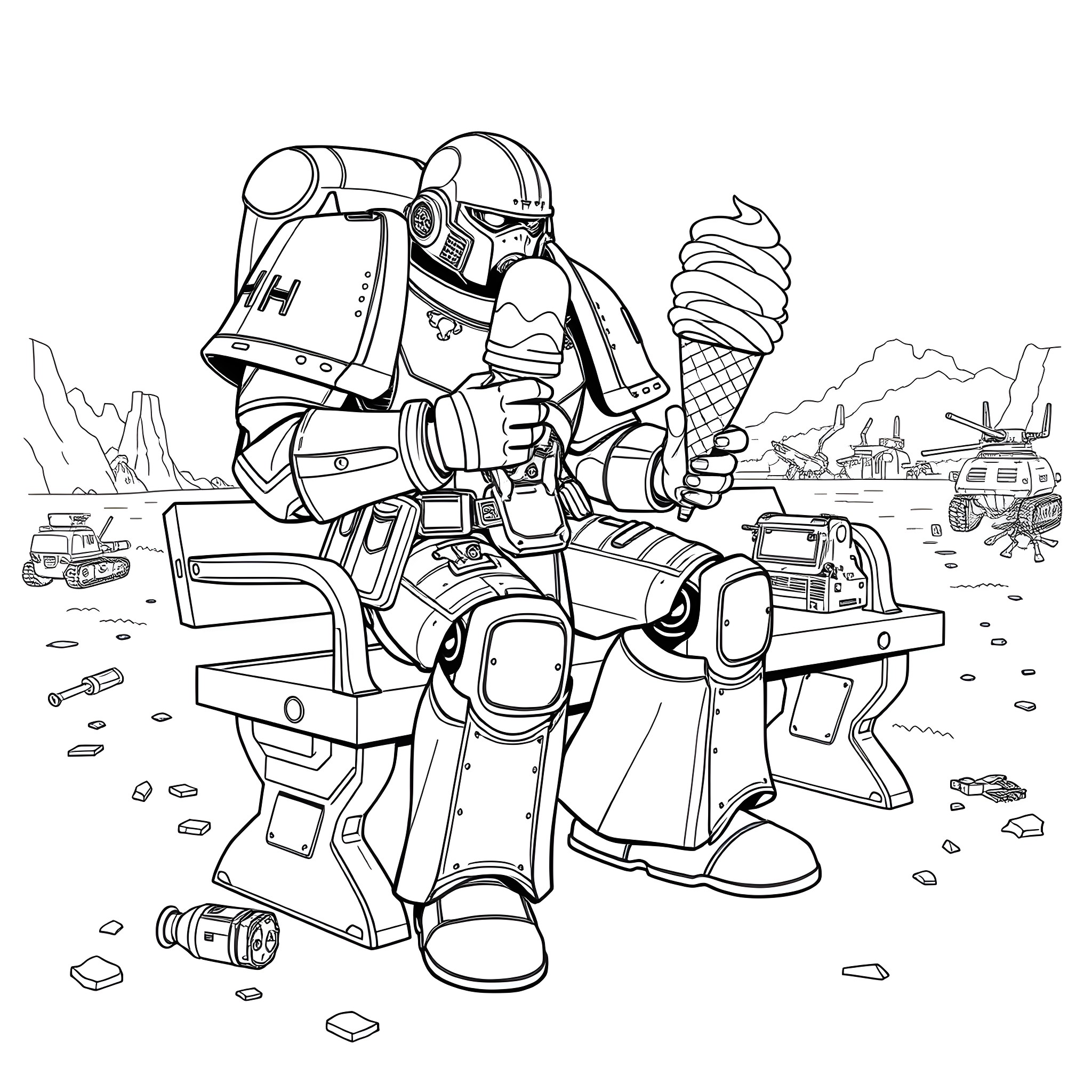Best Space Marine Coloring Pages (Free Printable PDF)
