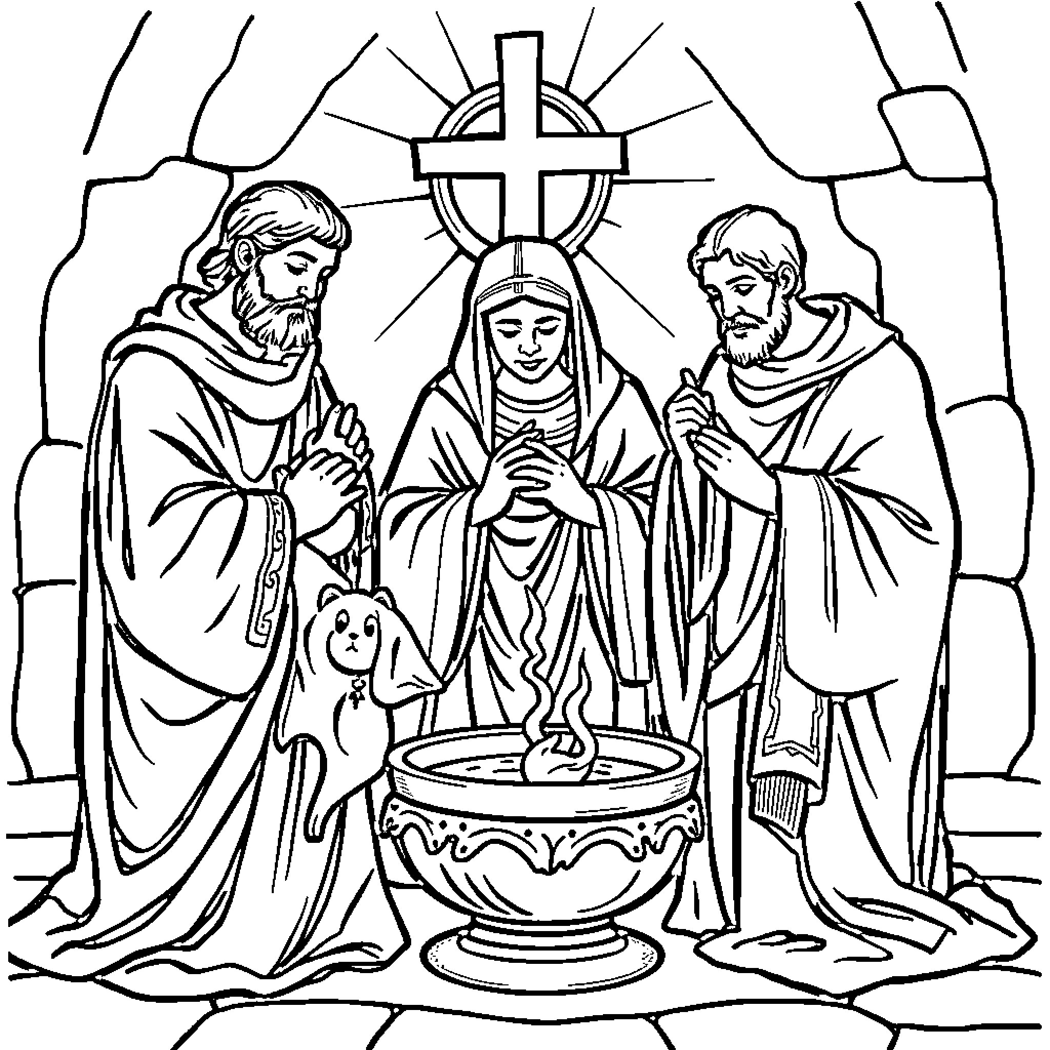 Best Sacrament Coloring Pages (Free Printable PDF)