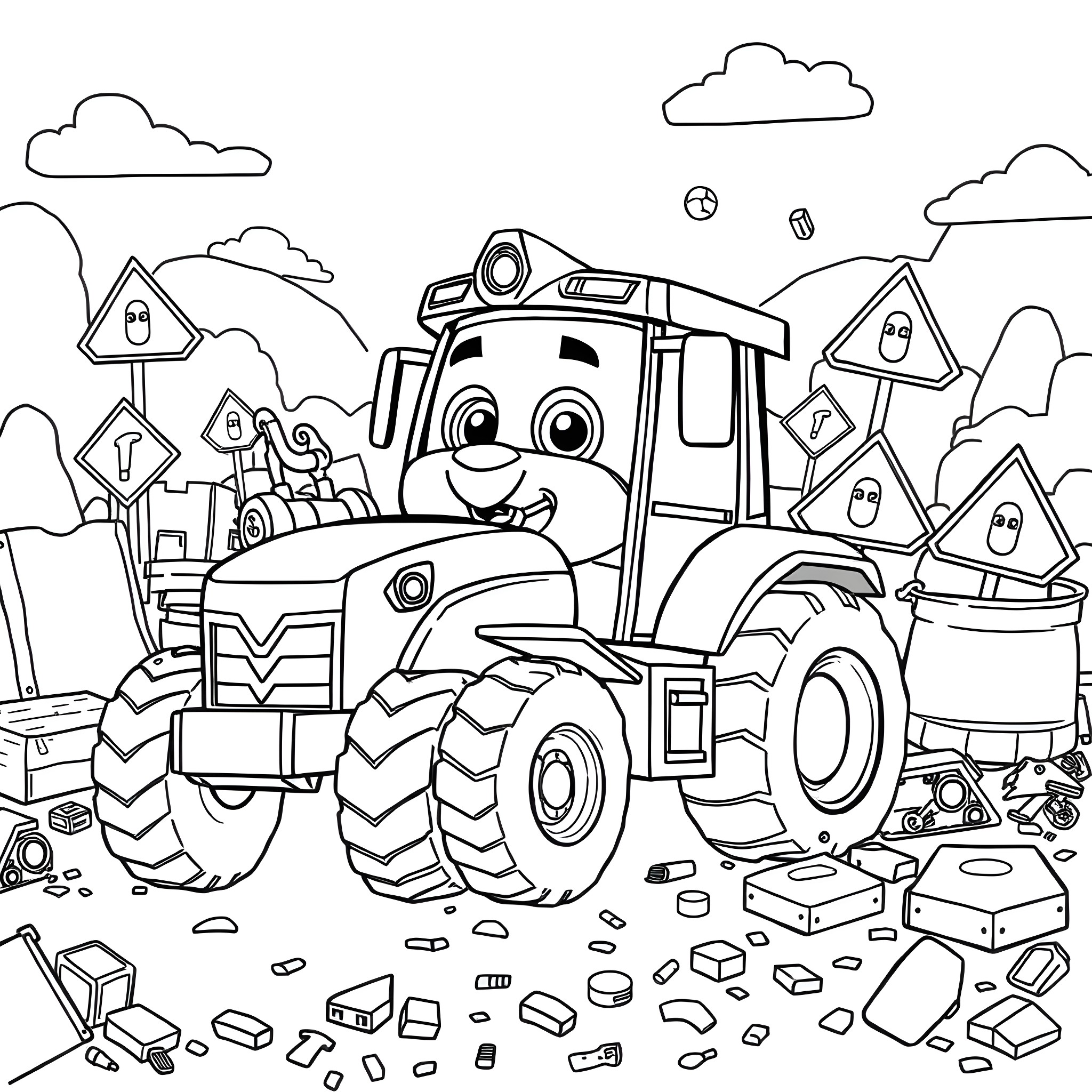Best Rubble Coloring Pages (Free Printable PDF)