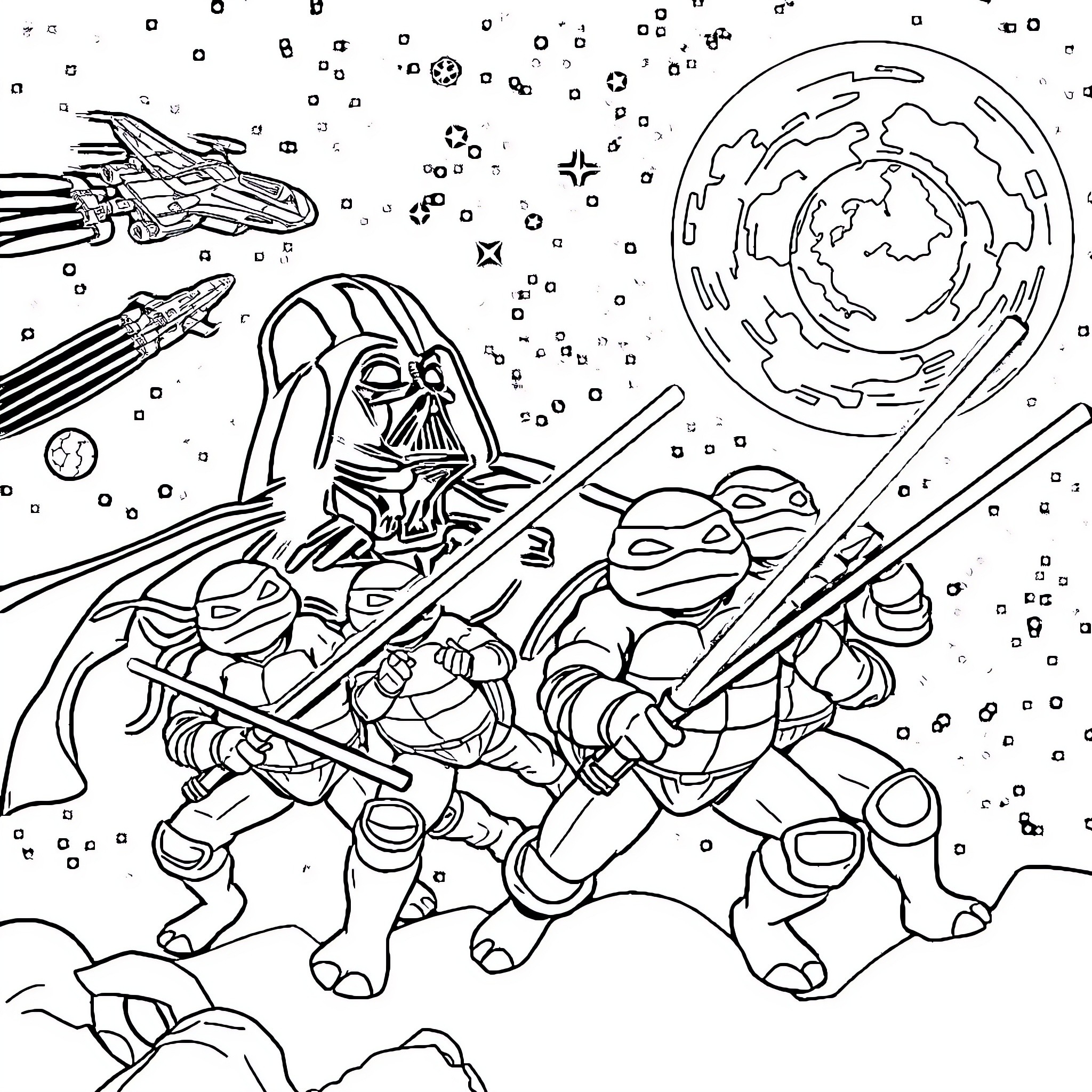 Best Teenage Mutant Ninja Turtles Coloring Pages (Free Printable PDF)