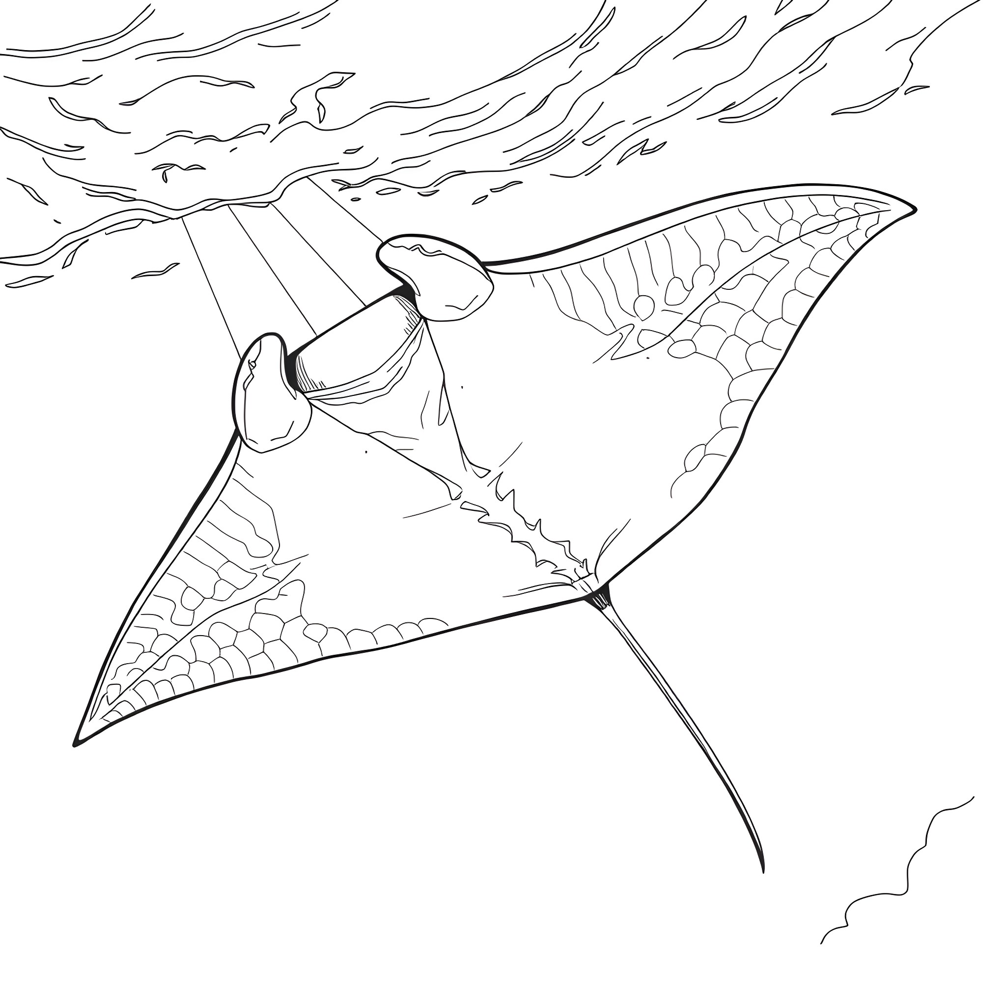 Best Manta Ray Coloring Pages (Free Printable PDF)