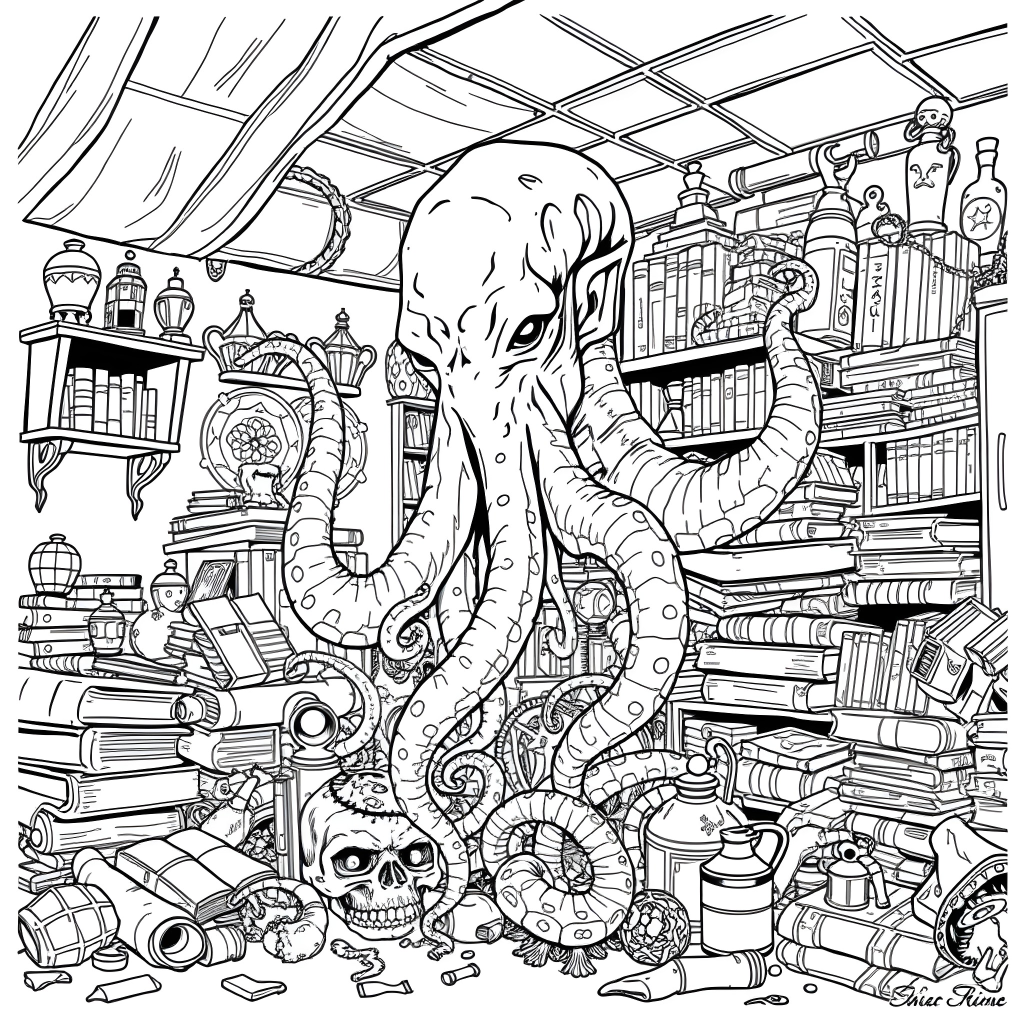 Best Cthulhu Coloring Pages (Free Printable PDF)