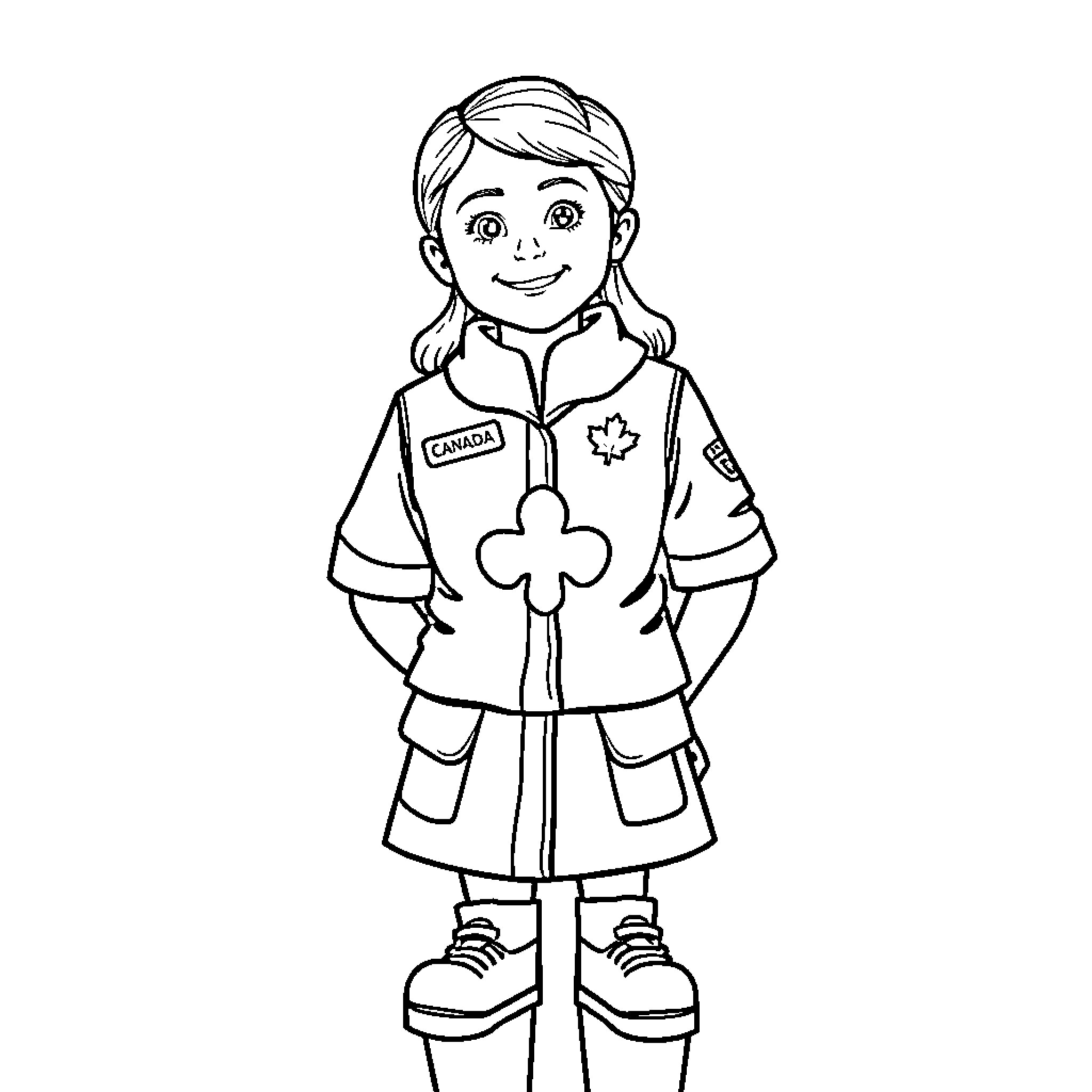 Best Girl Guide Coloring Pages (Free Printable PDF)