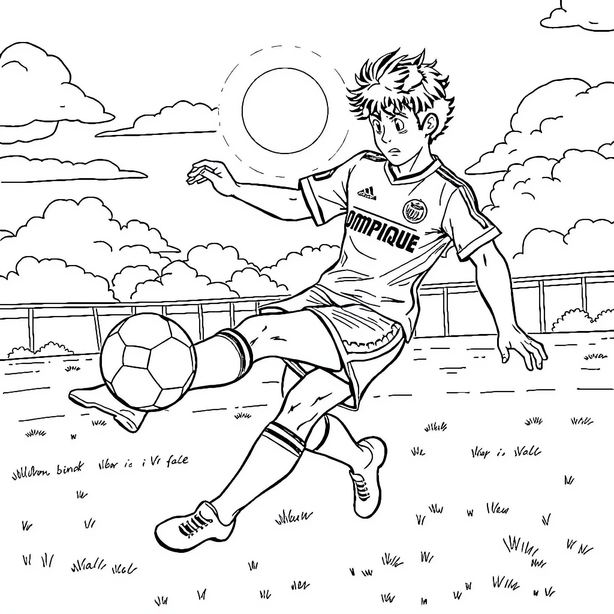 Best Captain Tsubasa Coloring Pages (Free Printable PDF)