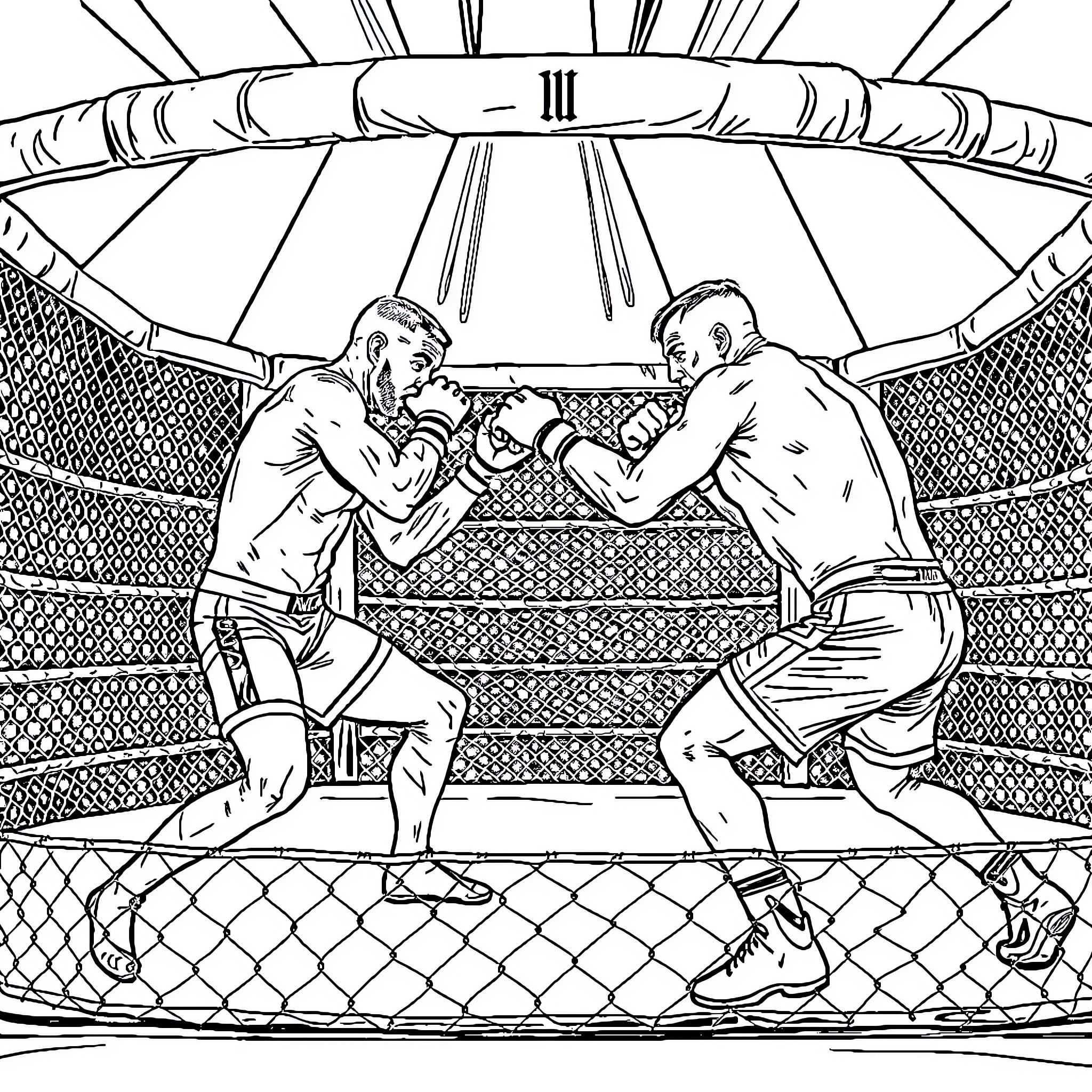 Best MMA Coloring Pages (Free Printable PDF)