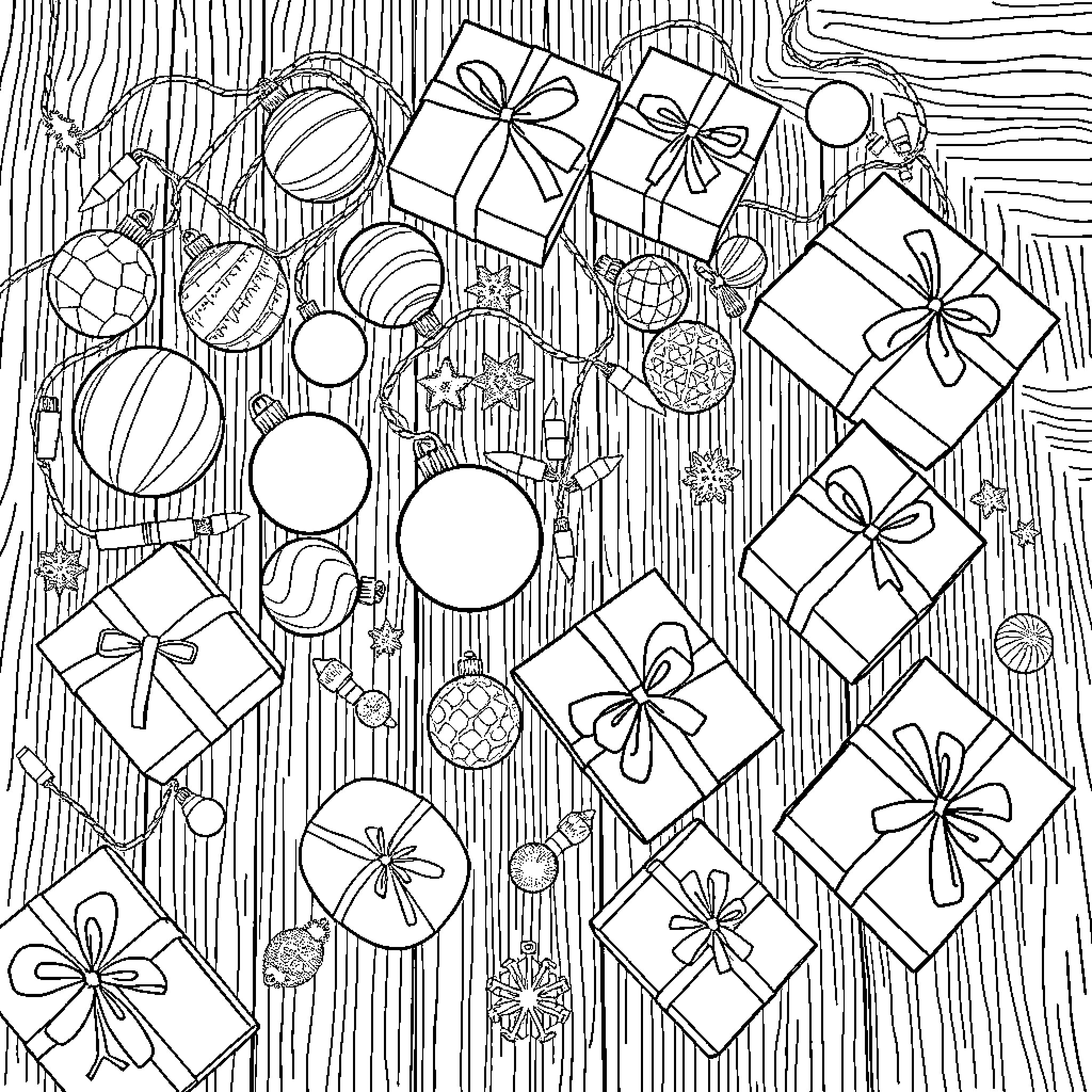 Best Christmas Objects Coloring Pages (Free Printable PDF)