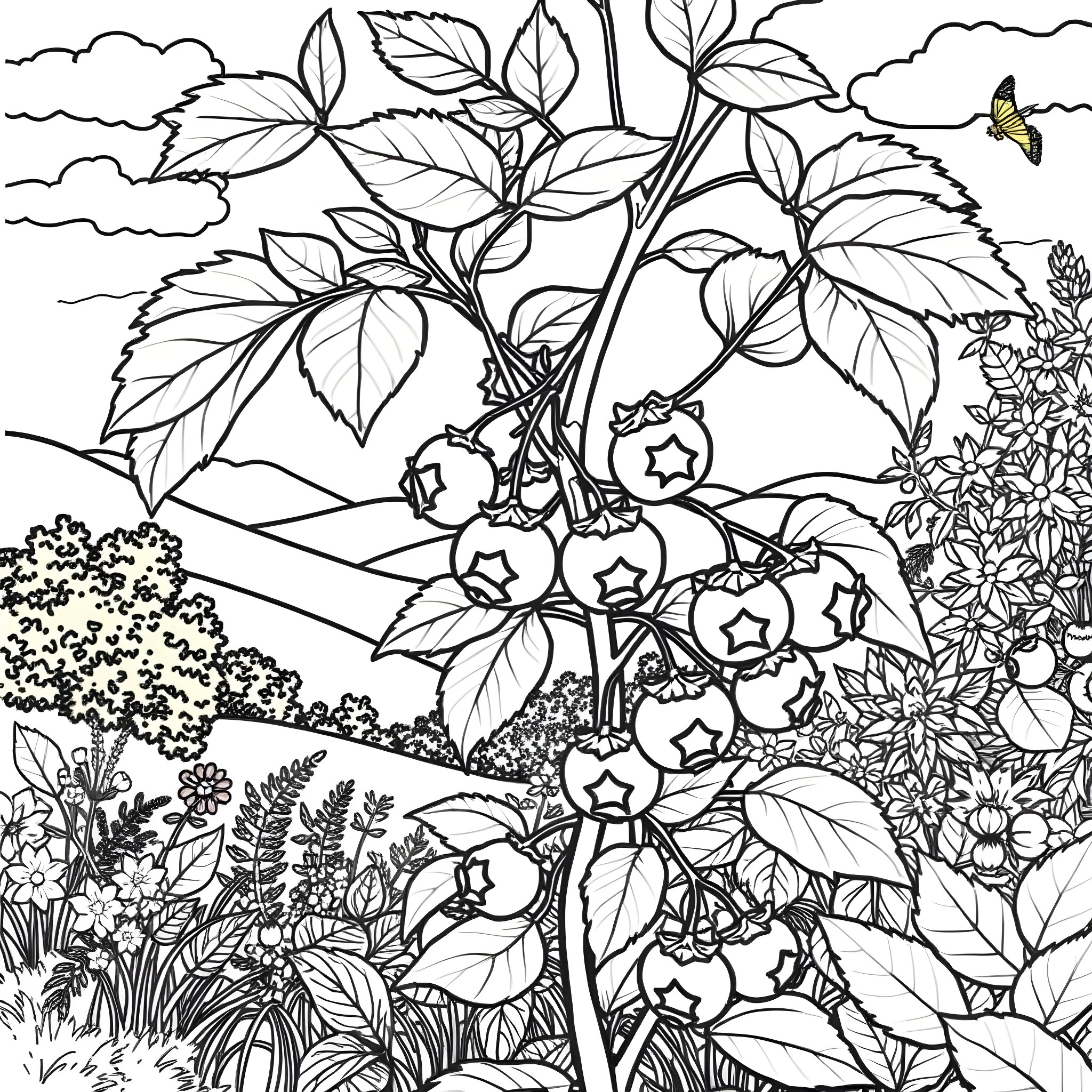 Best Currant Coloring Pages (Free Printable PDF)