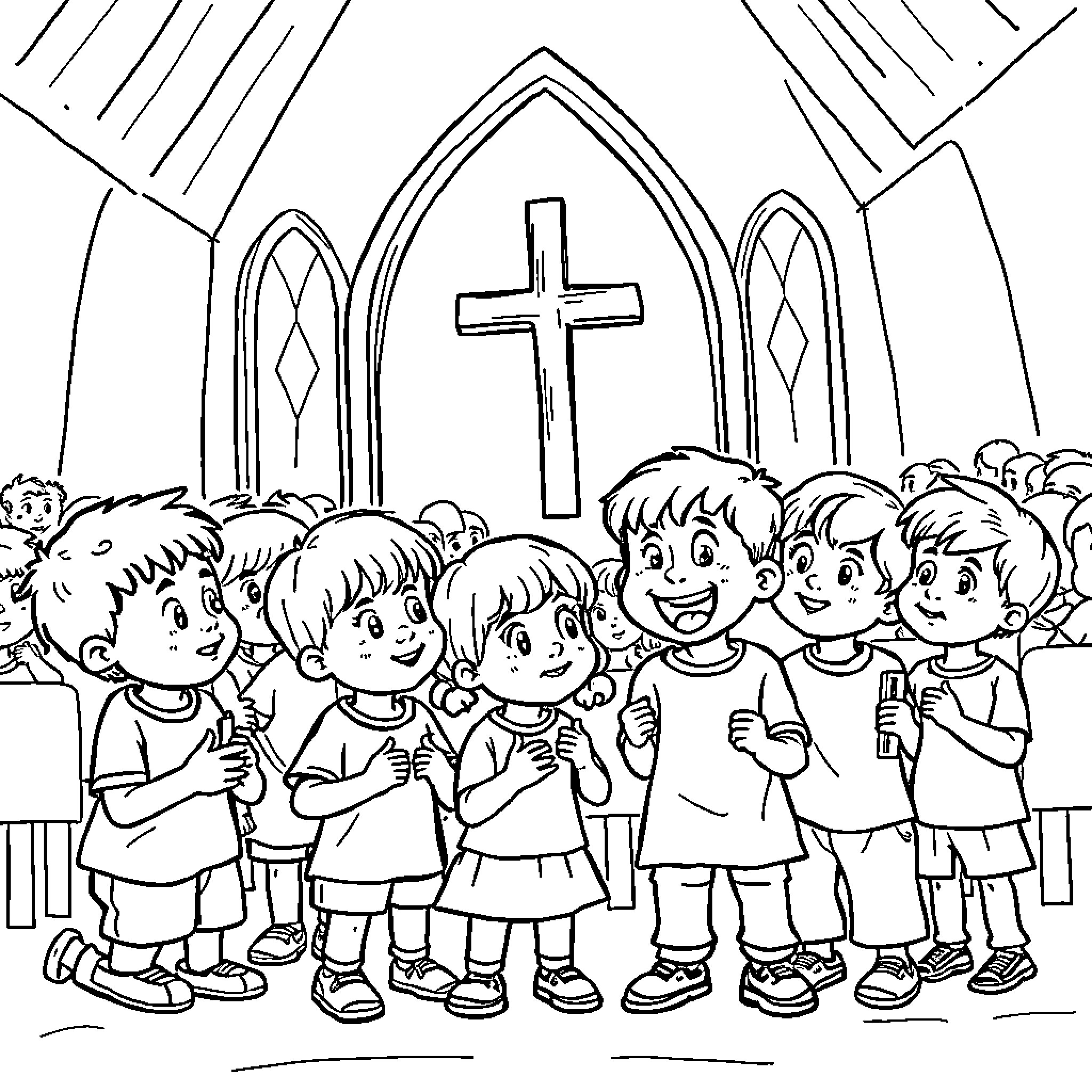 Best Christian Kids Coloring Pages (Free Printable PDF)