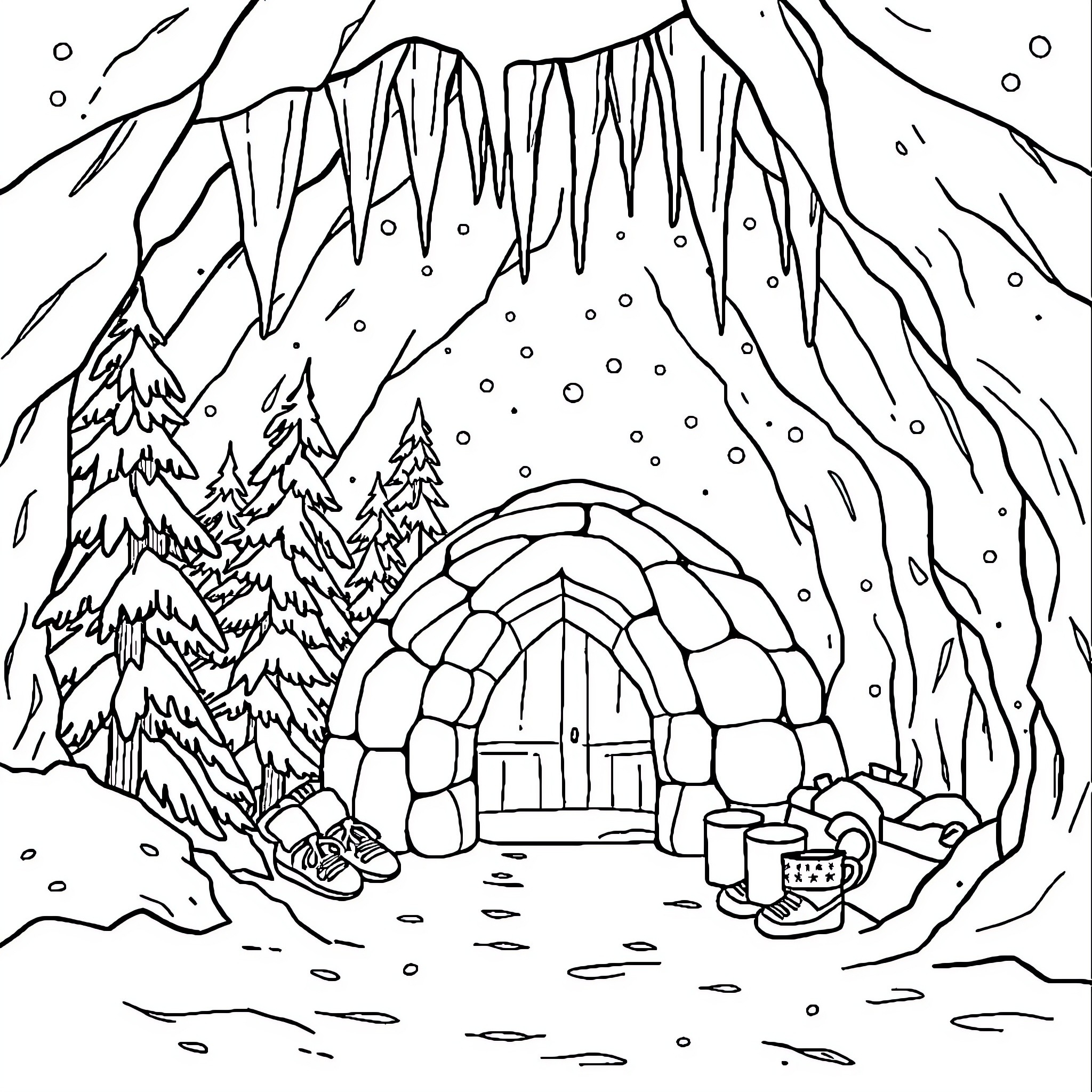 Best Igloo Coloring Pages (Free Printable PDF)