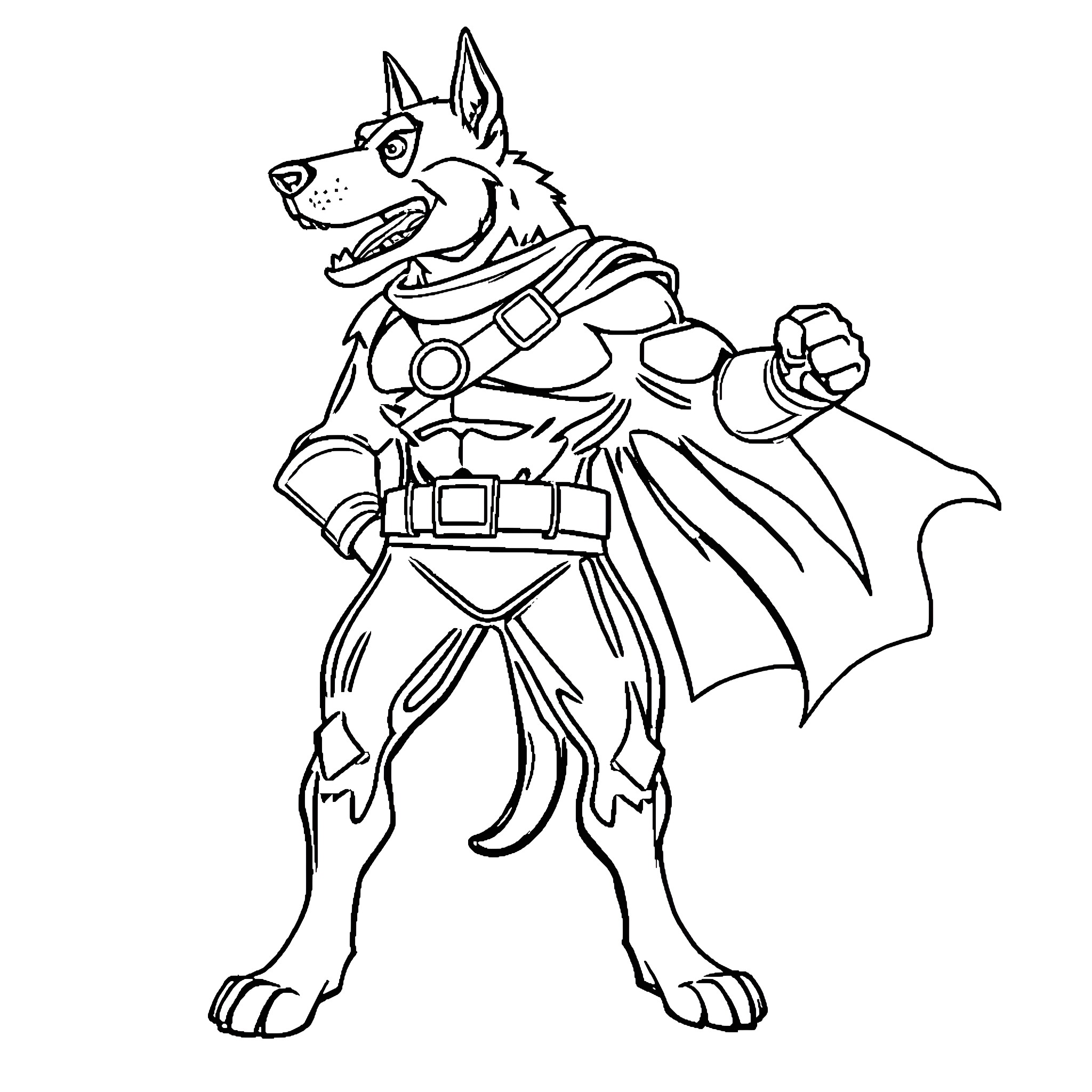 Best Dogman Coloring Pages (Free Printable PDF)