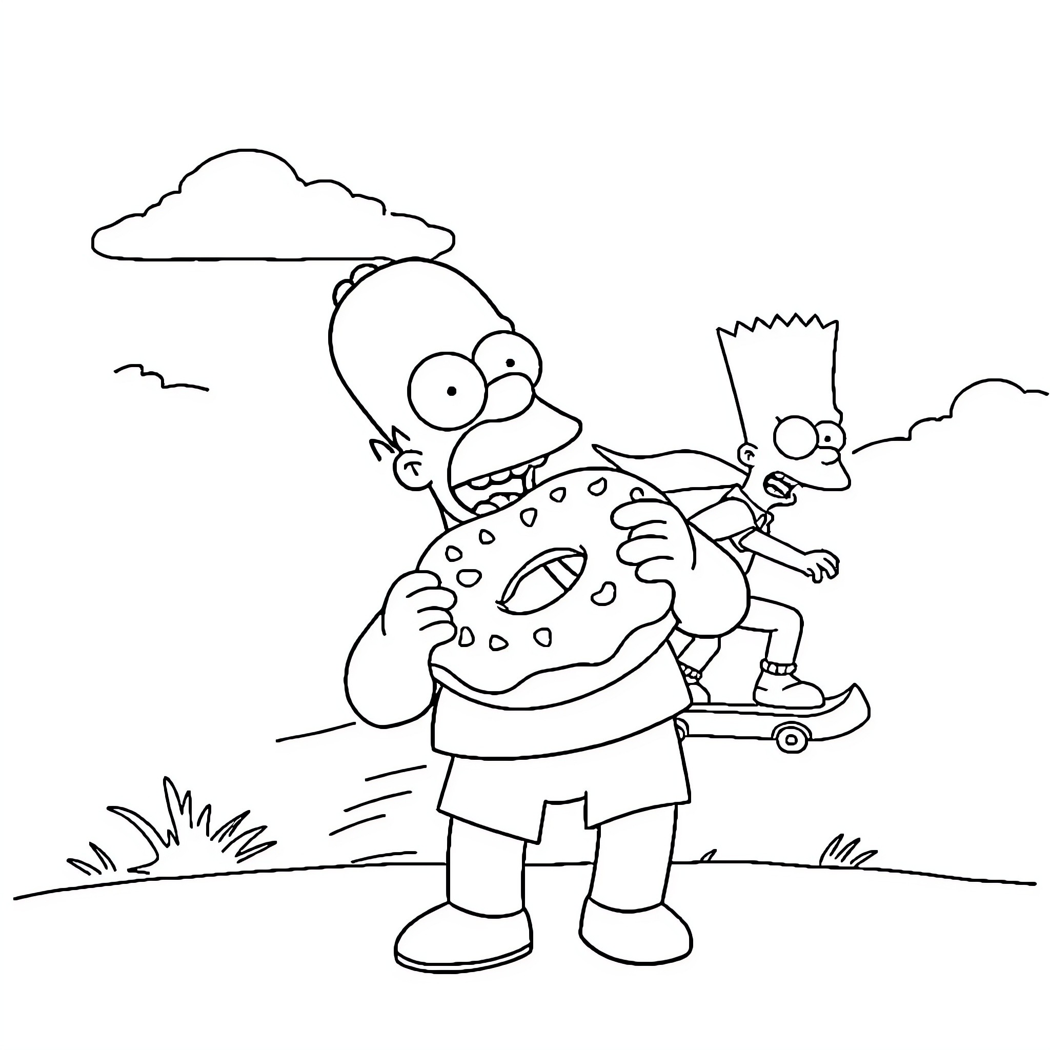 Best Homer Simpson Coloring Pages (Free Printable PDF)