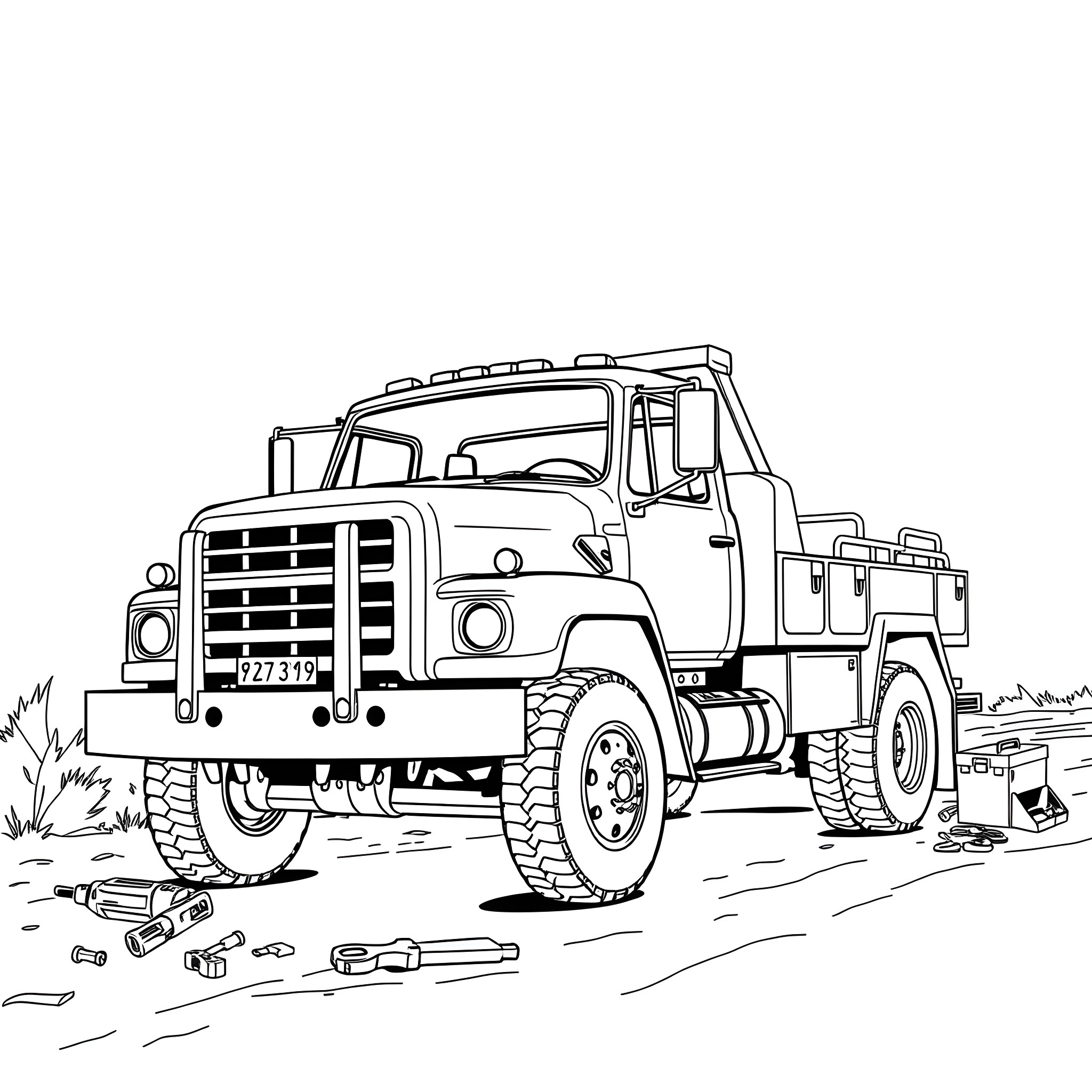 54 Best Wrecker Coloring Pages (Free Printable PDFs)