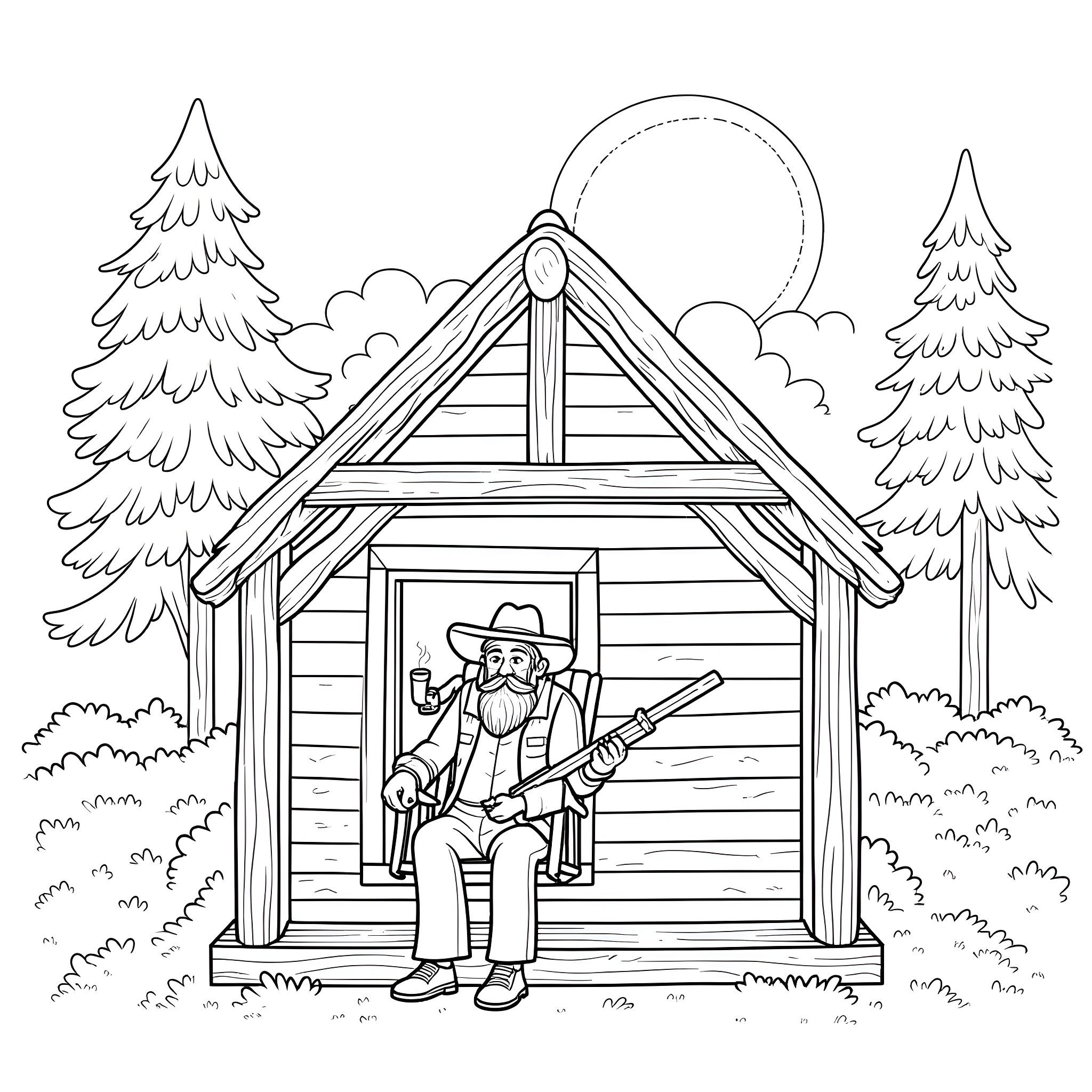 Best Hut Coloring Pages (Free Printable PDF)